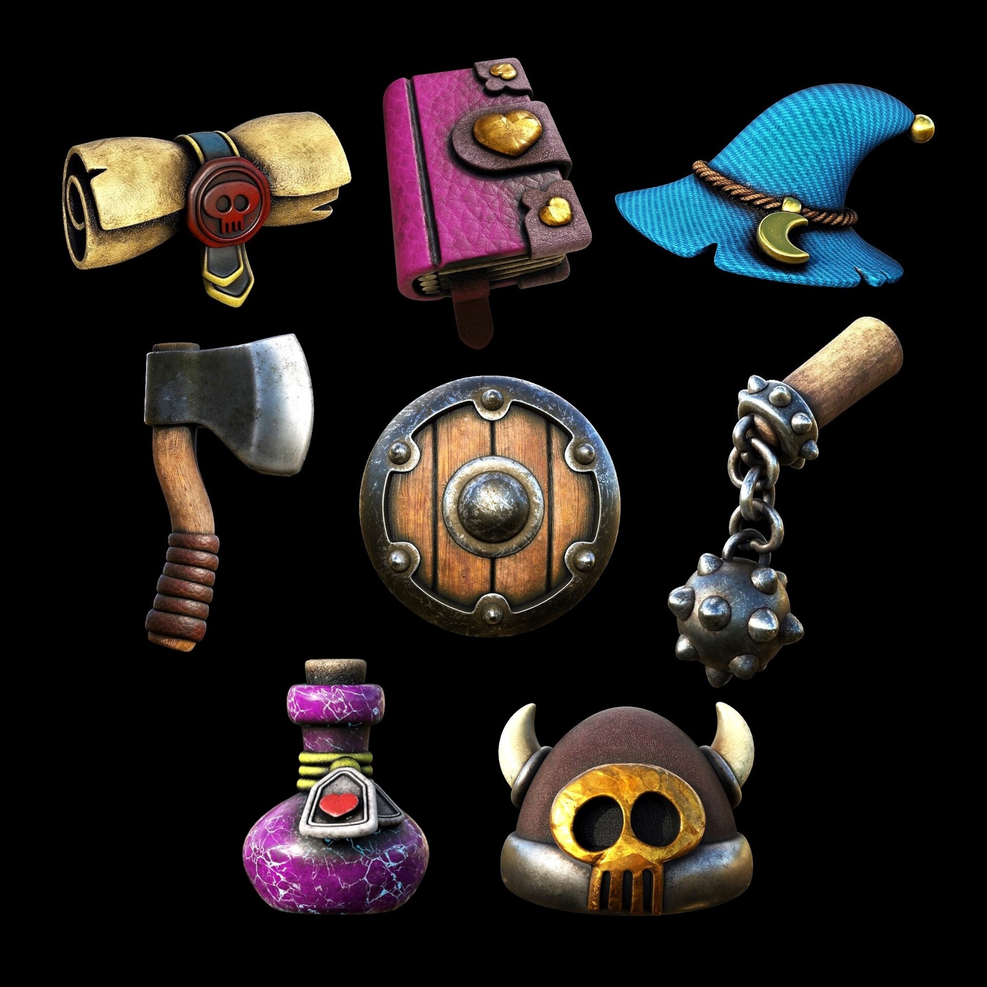 ArtStation - Cute fantasy stuff