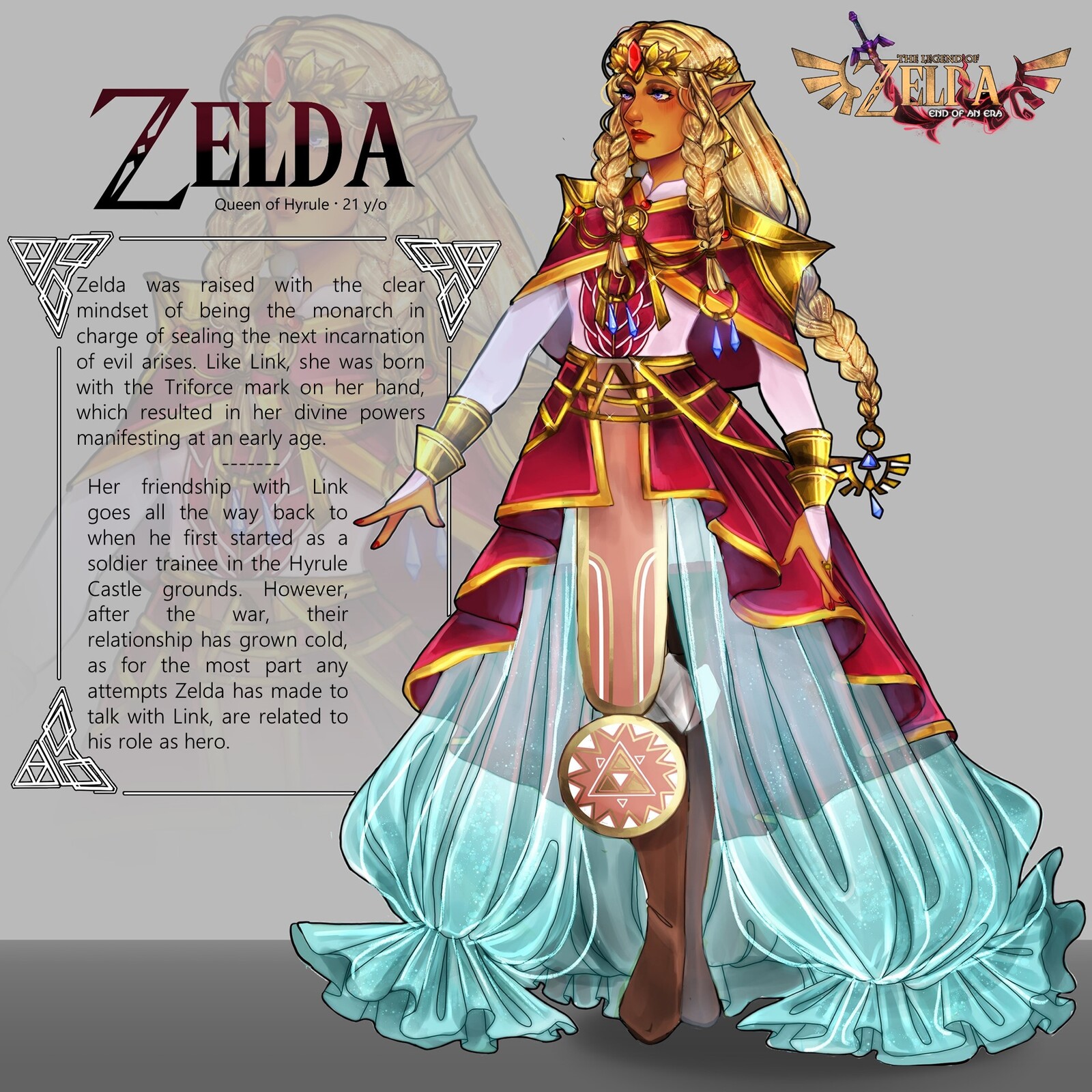 Marta Rocholl - Queen Zelda Concept Art