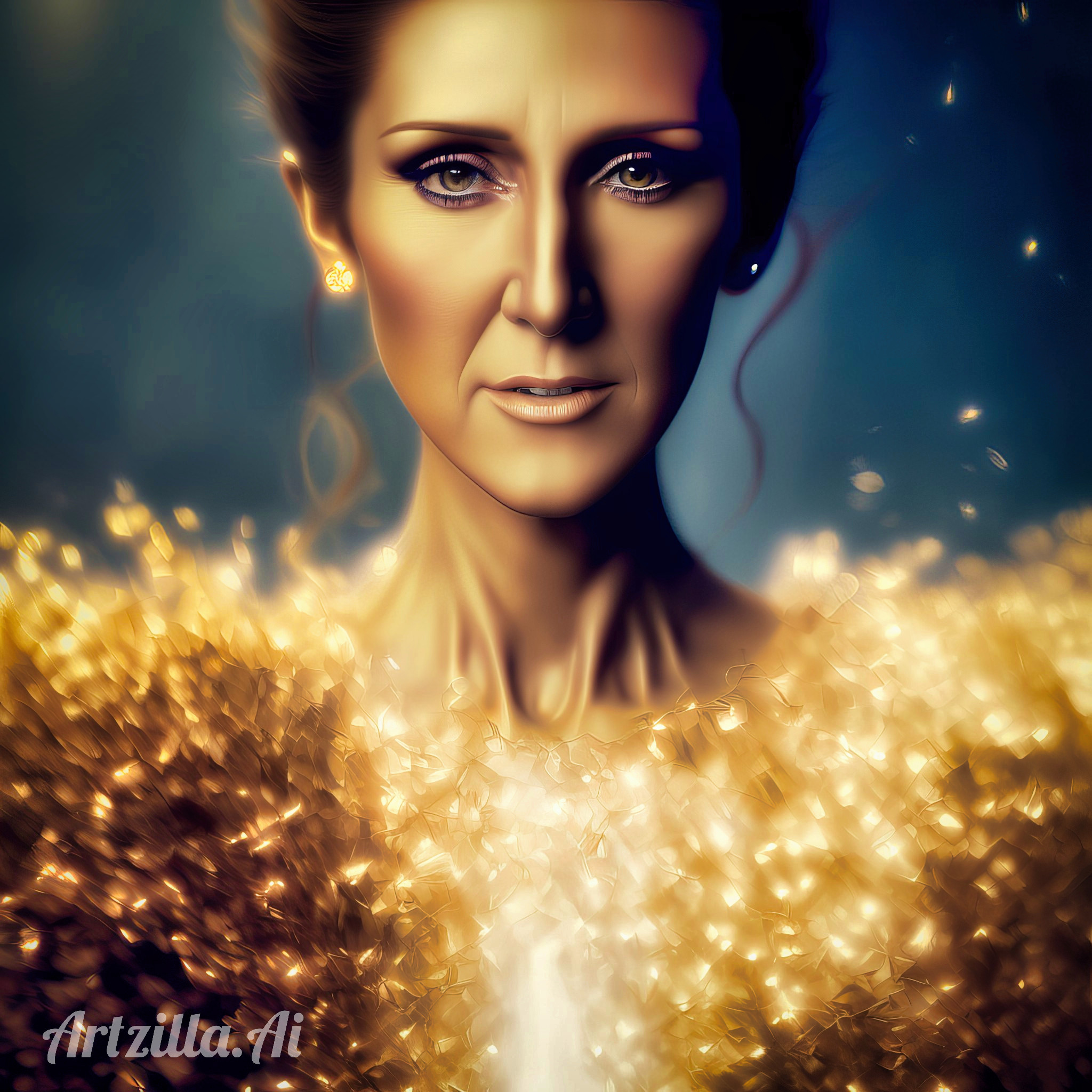 Beautiful Digital AI Art - Celine Dion Art - In Support Of Her Battle ...