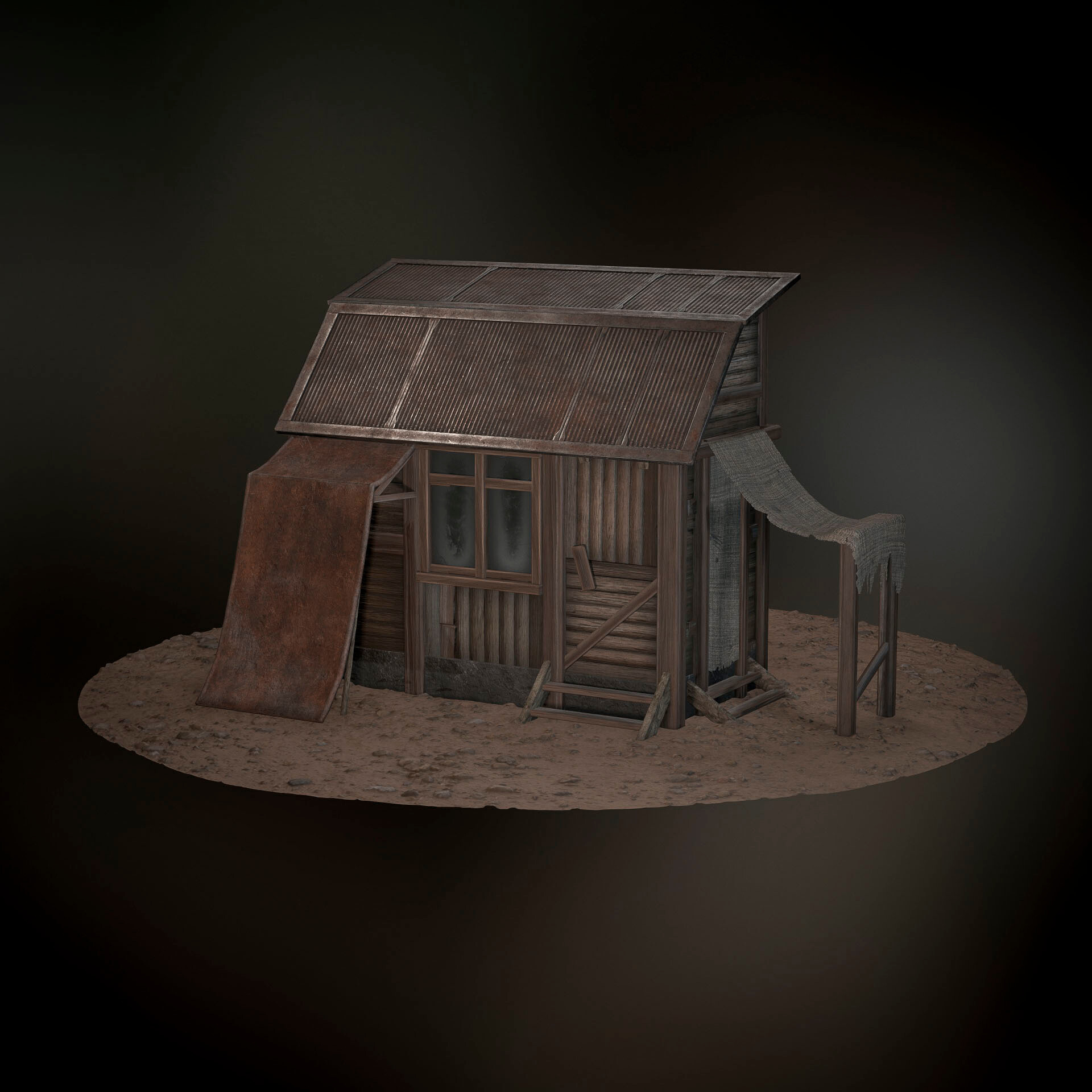 ArtStation - Old annex house