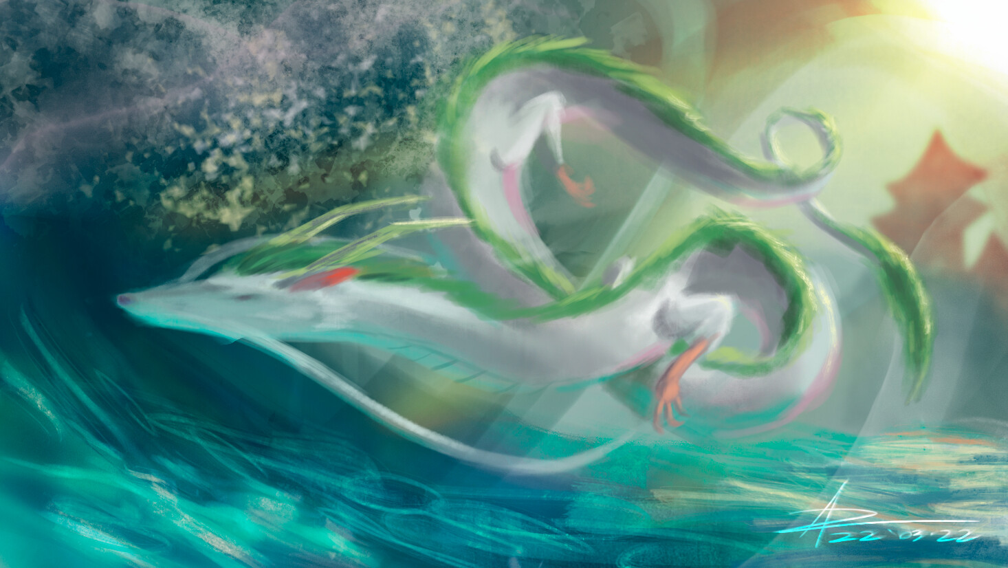 ArtStation - Haku on whater