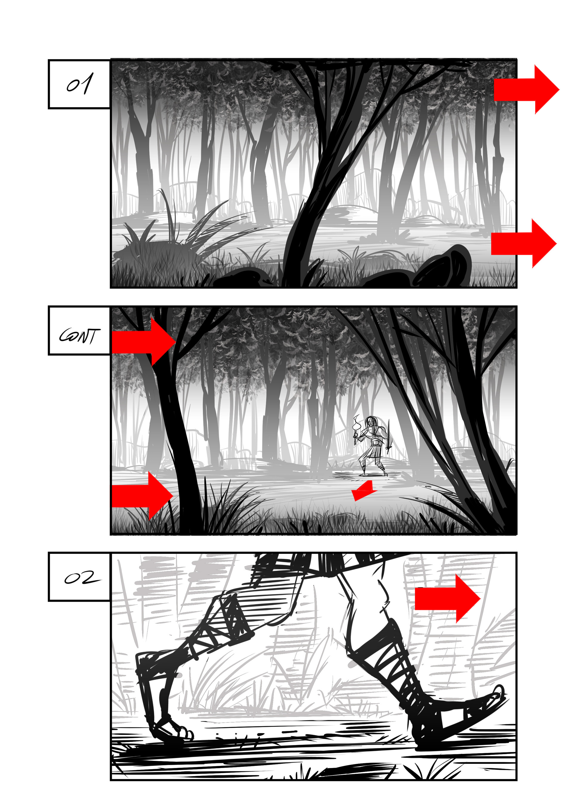 ArtStation - Storyboard MOLTO "Hercules"