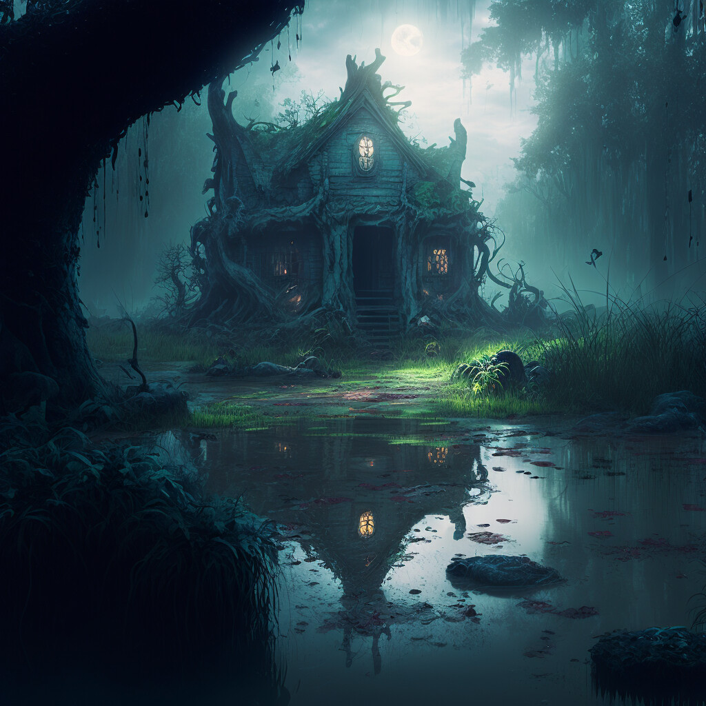 ArtStation - Amazing and mystical worlds of Lovecraft: Rotting swamps V6