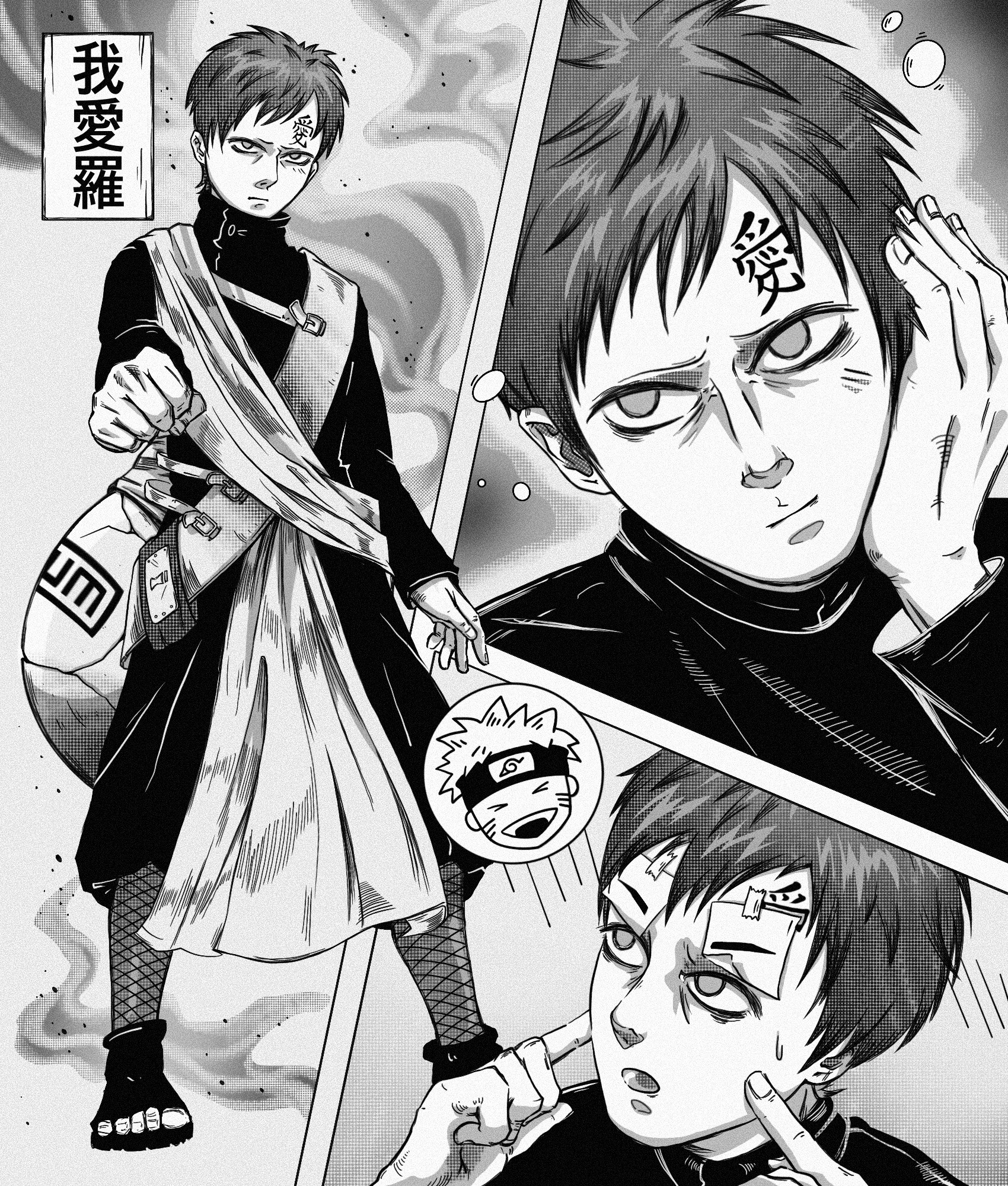 ArtStation - Sabaku no Gaara (Naruto)