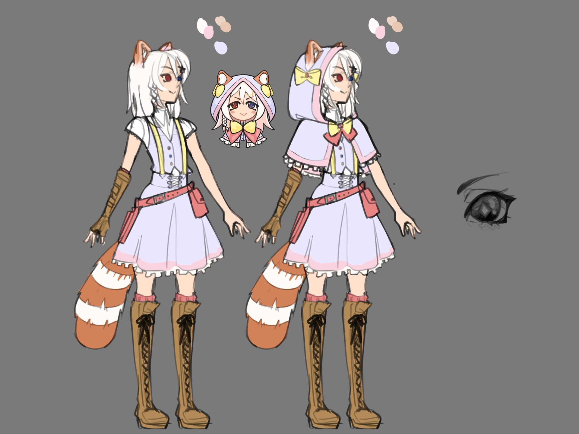 ArtStation - Vtuber Character Concept - Prism Wynnter