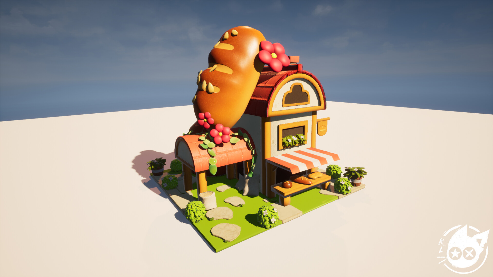 ArtStation - Cute Bakery - Stylized