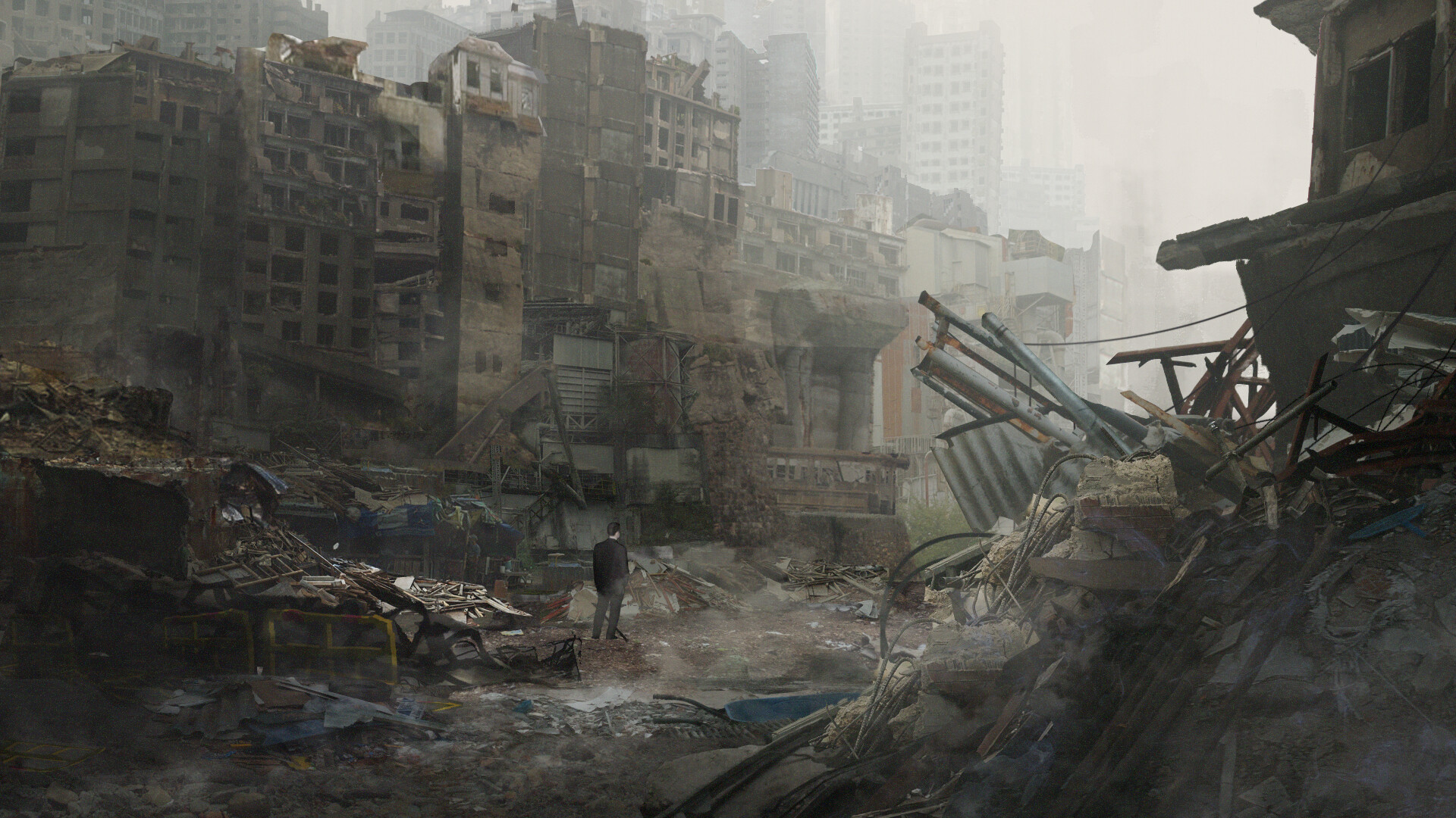 ArtStation - Devastated city