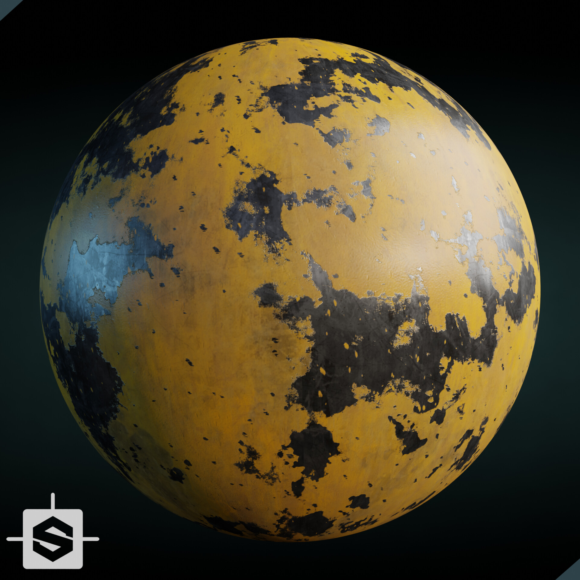 ArtStation - Substance Studies | Grunge Metals