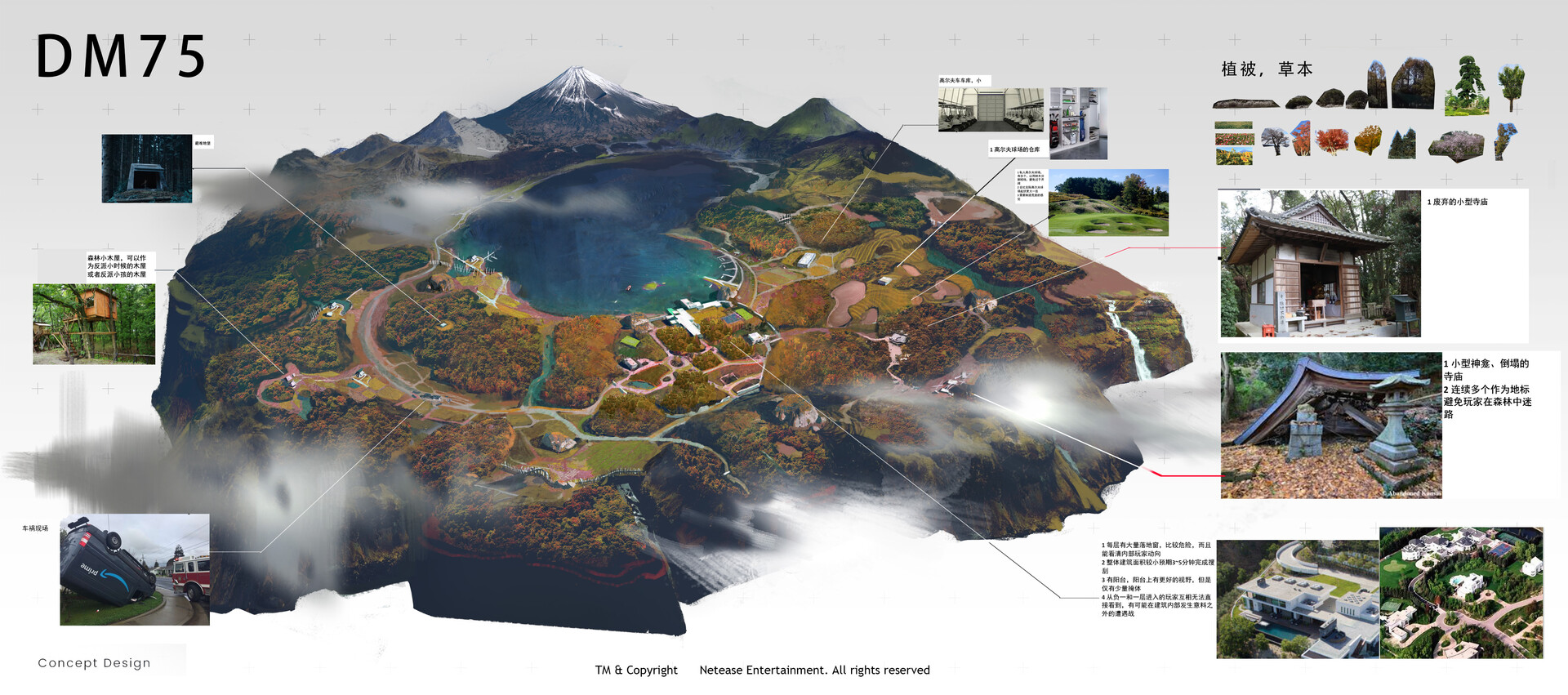 ArtStation - a game map design for an old game demo