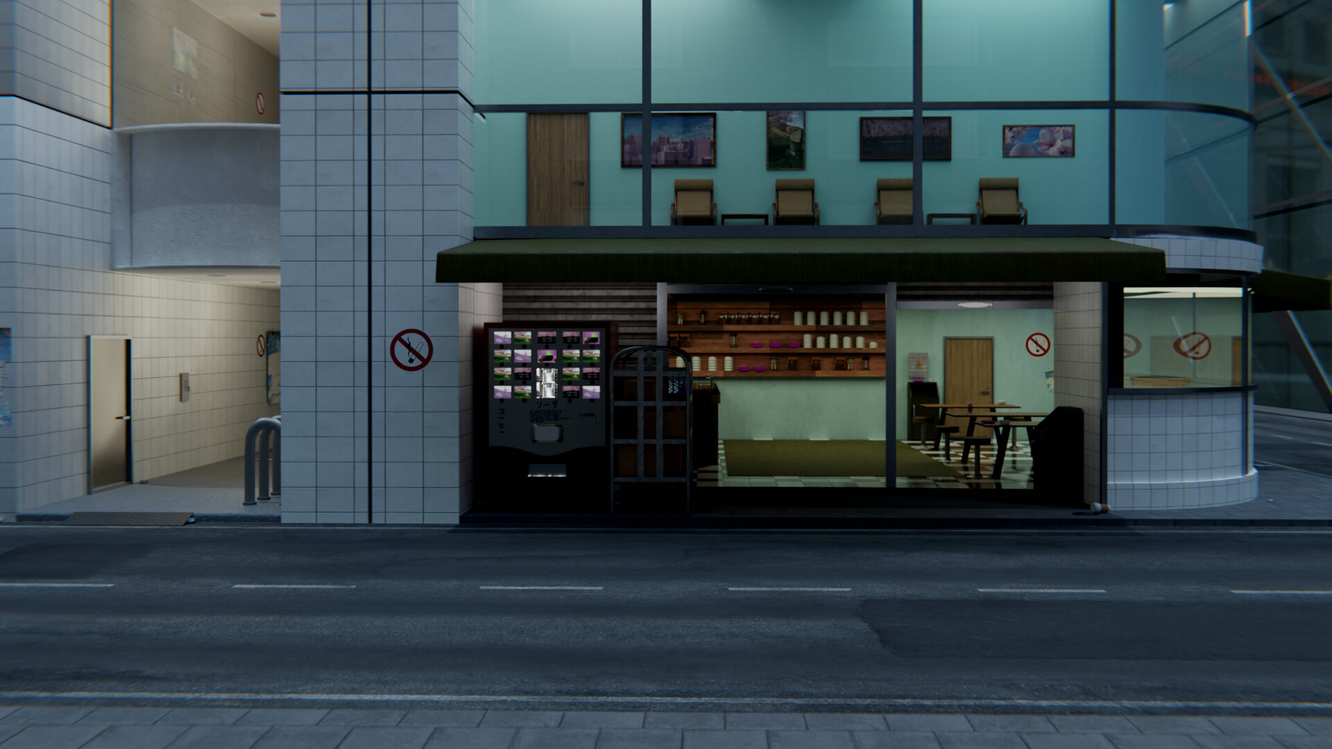 ArtStation - Street-Side Cafe
