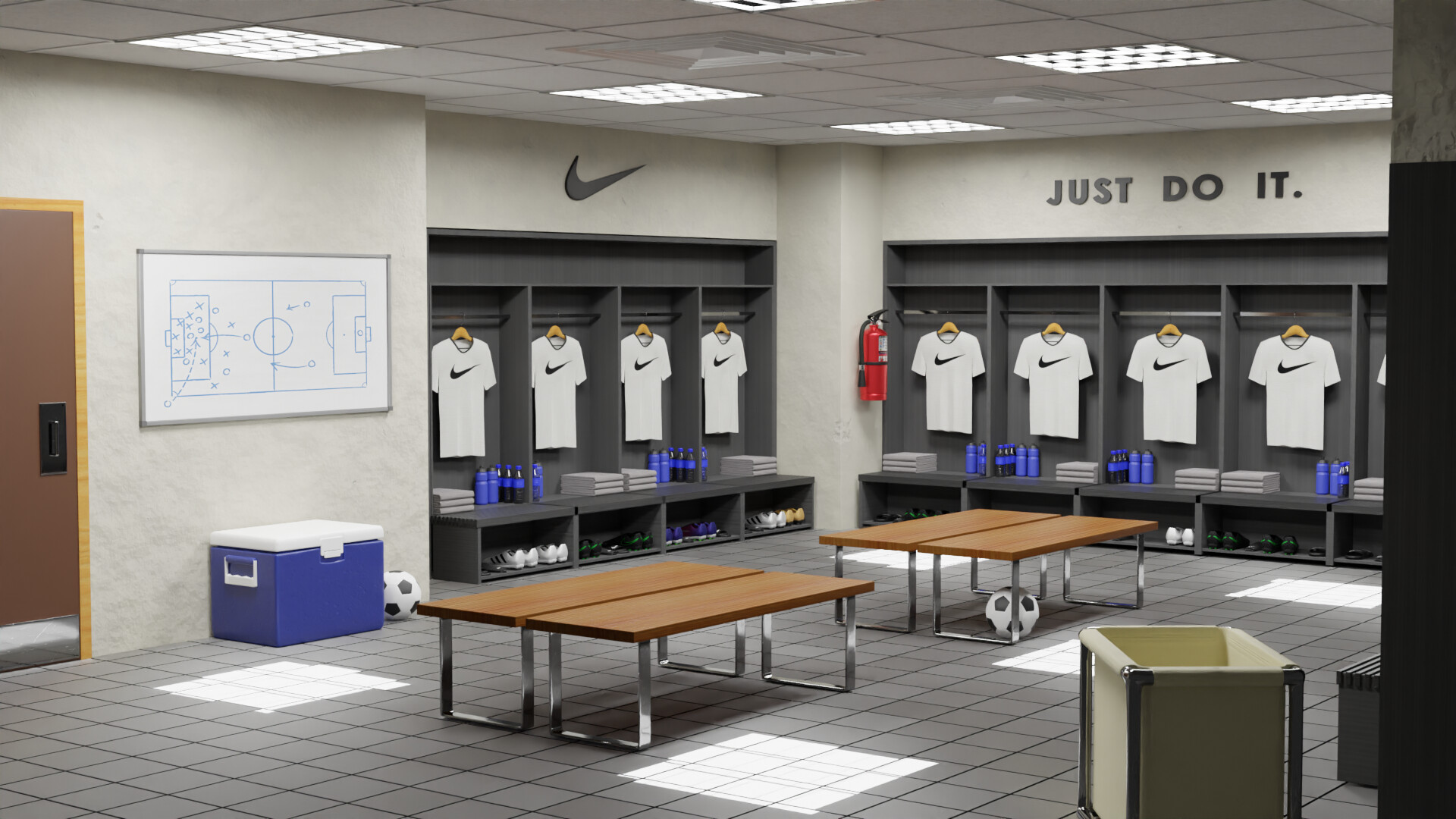 ArtStation - Player Changing Room