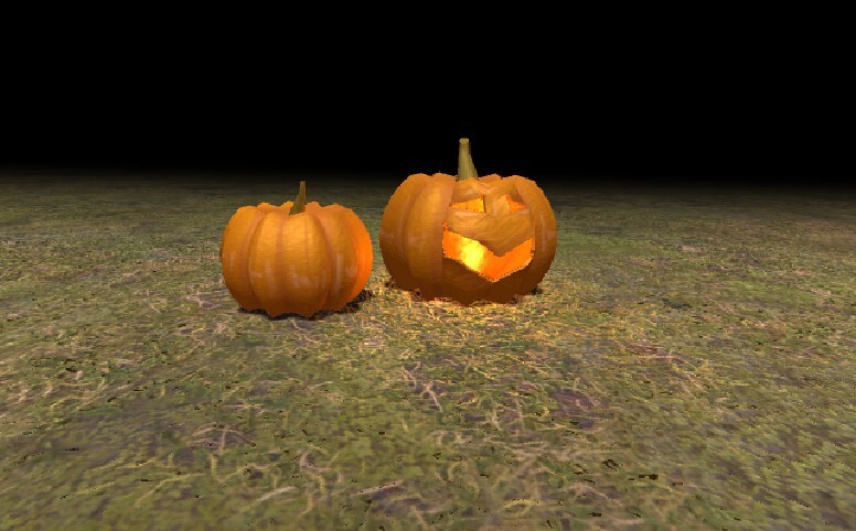 ArtStation - Fire pumpkin asset