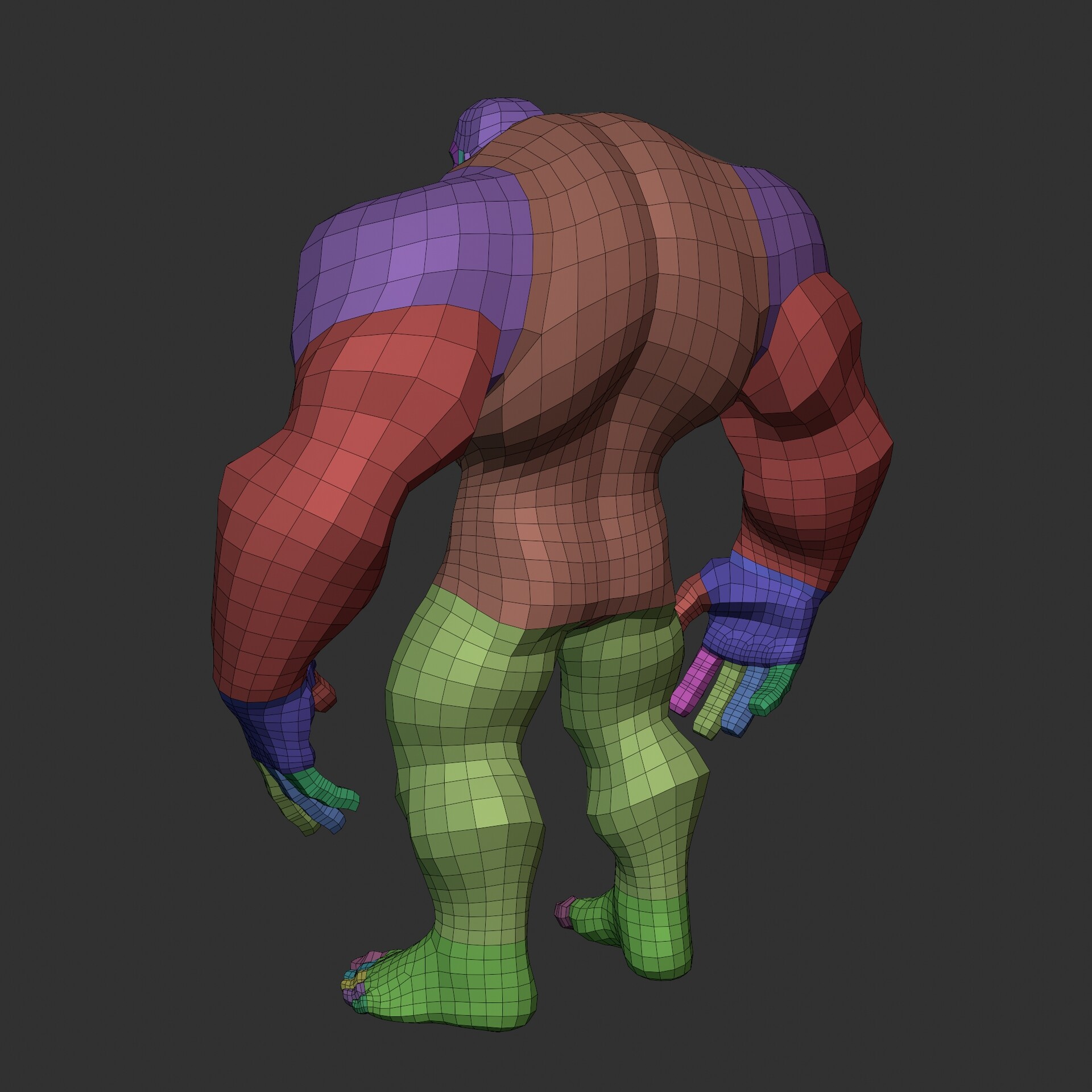 George Zaky - Stylized Lowpoly Bulky Basemesh
