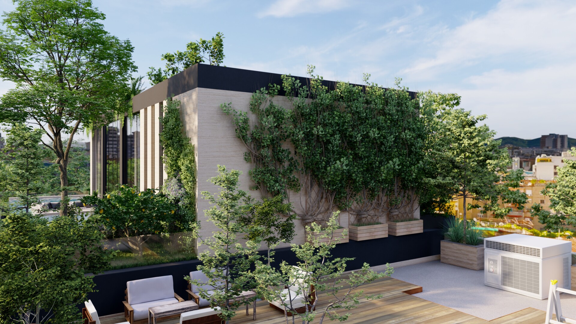 MadTwist CG Studio - Lumion 12 Cinematic Animation - Roof Top Pool - House Animation