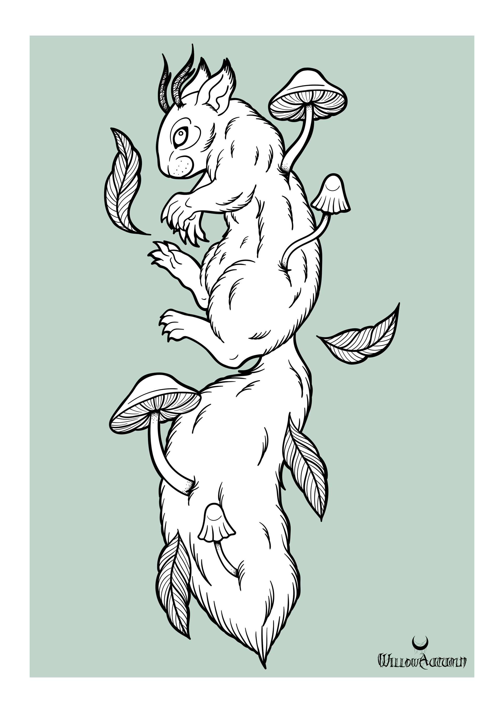 ArtStation - Squirrel Digital Illustration