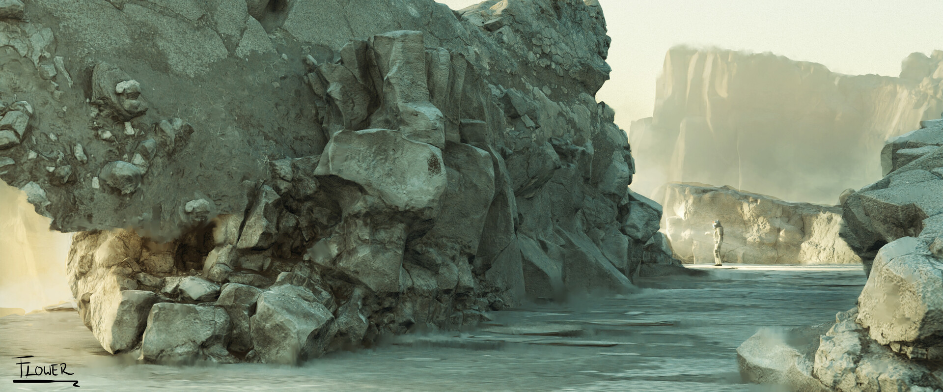 ArtStation - Alien desert study