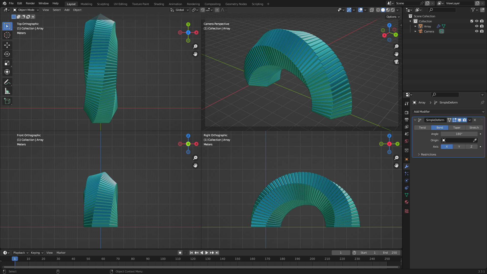 ArtStation - Array and Bend
