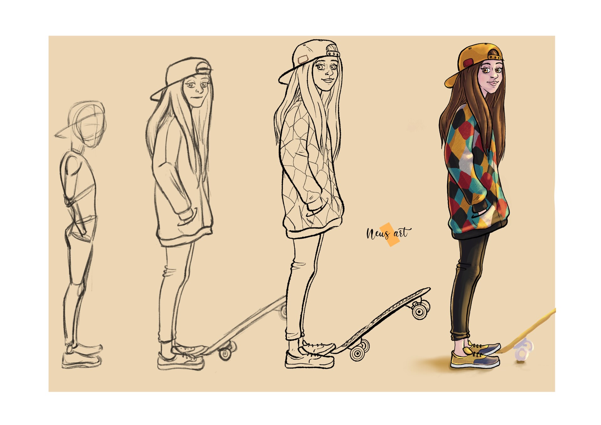 ArtStation - Making of Bgirl