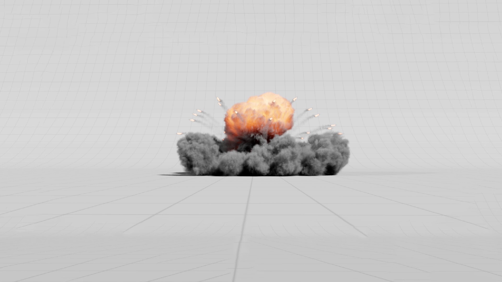 ArtStation - Big explosion in houdini