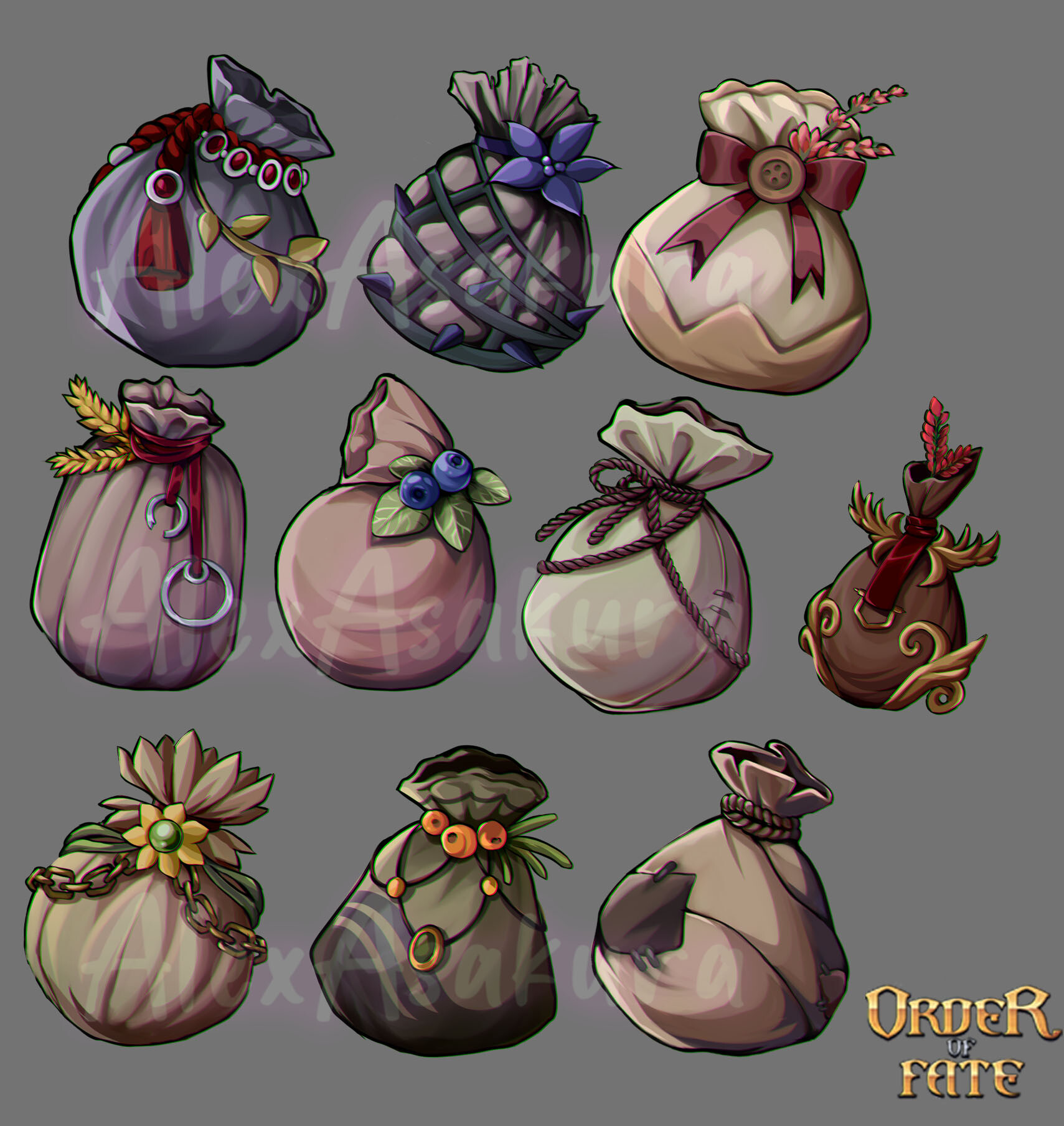 ArtStation - Game items - Magic bag