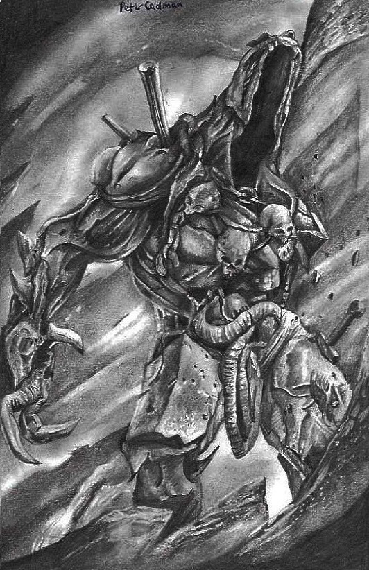 ArtStation - Detailed Reaper/Demon drawing/illustration concept art