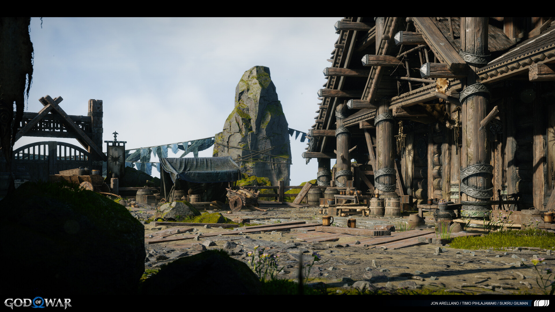 Jon Arellano - God Of War Ragnarok - Asgard Courtyard