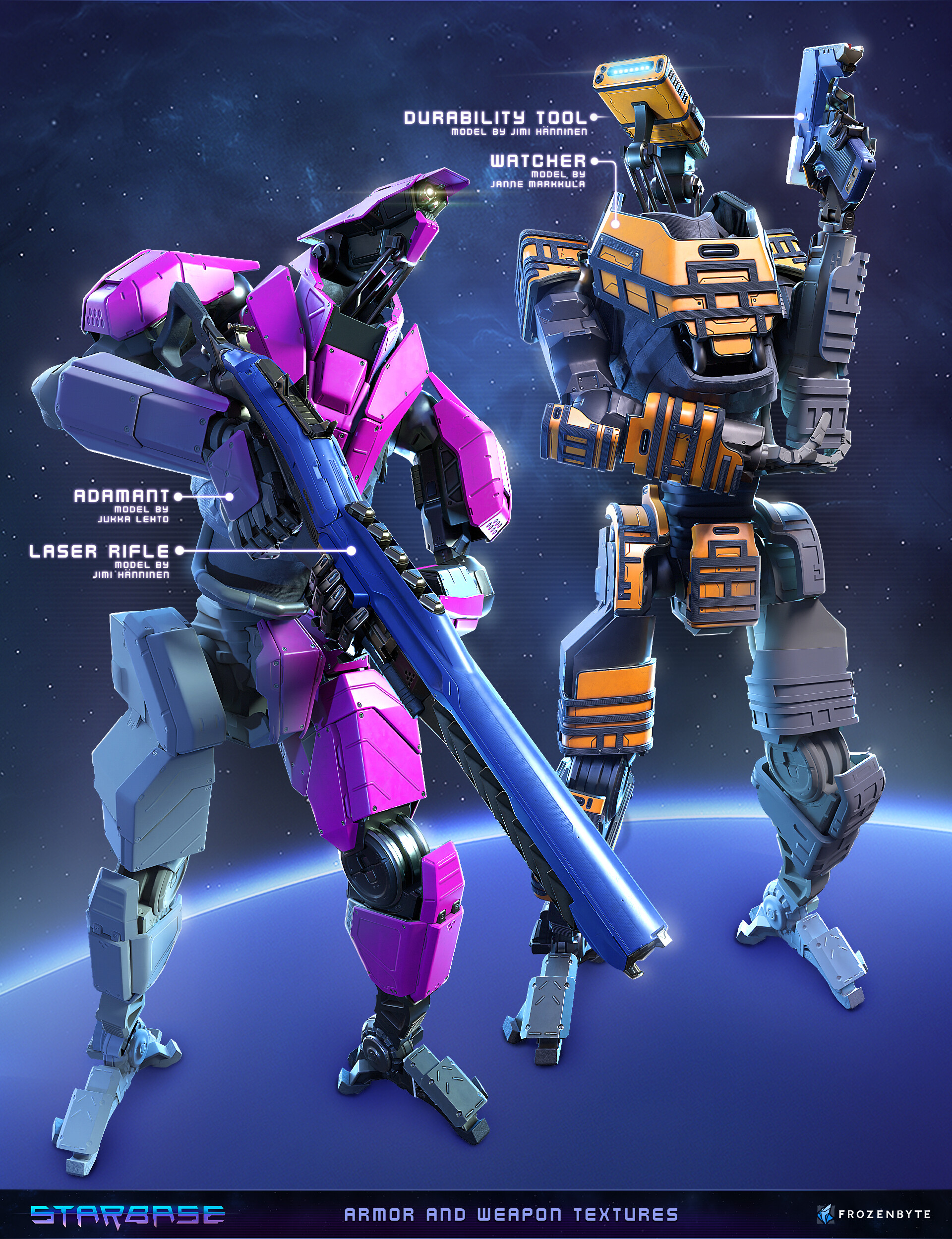 Janne Kuusela - Starbase Armor and Weapon textures