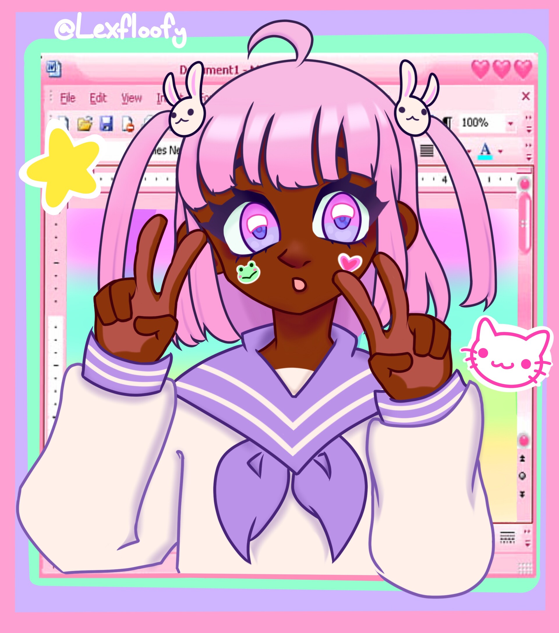 ArtStation - Kawaii computer DTIYS entry