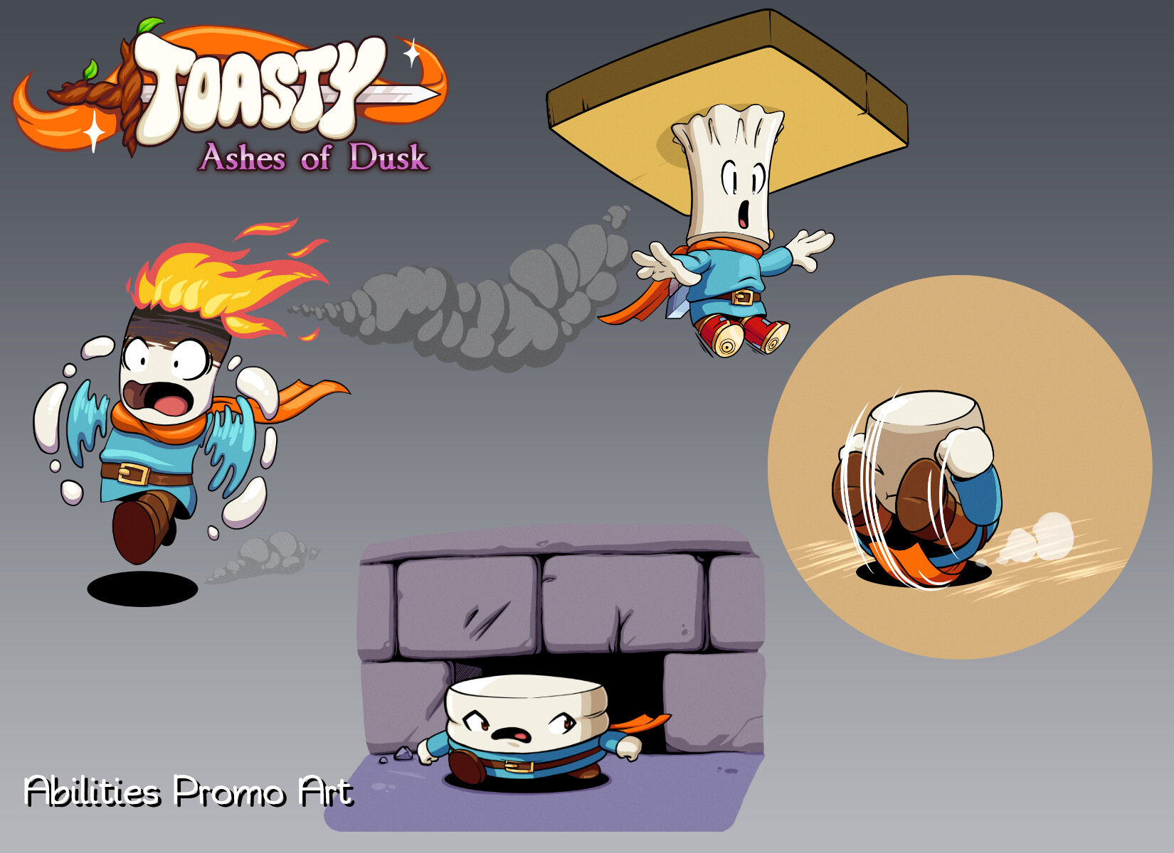 Brian Farrar - Toasty: Ashes of Dusk (Ability / Items Concepts)
