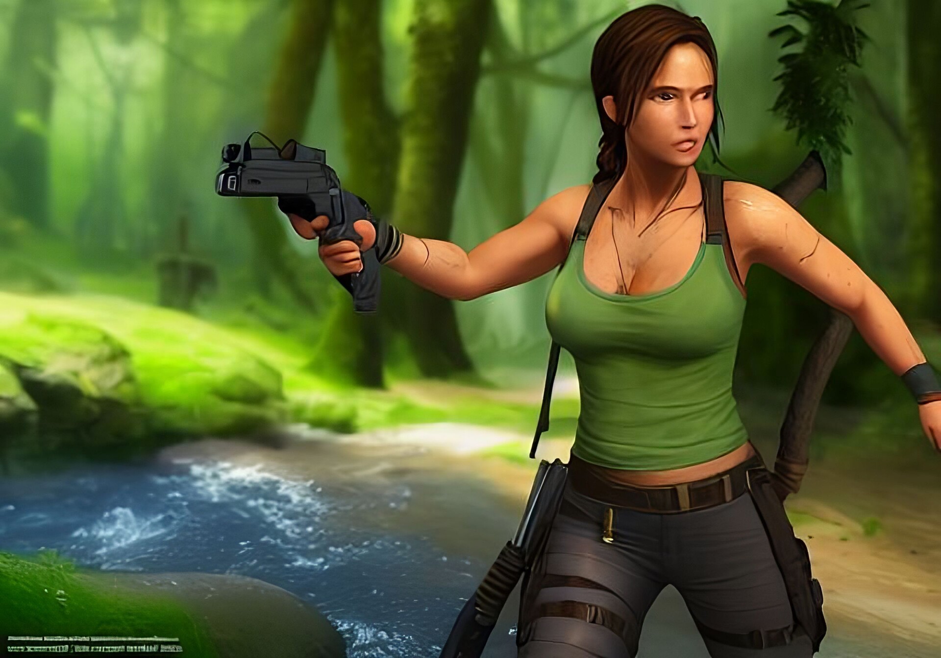 ArtStation - Lara Croft - Tomb Raider (Hyperrealism 4D)