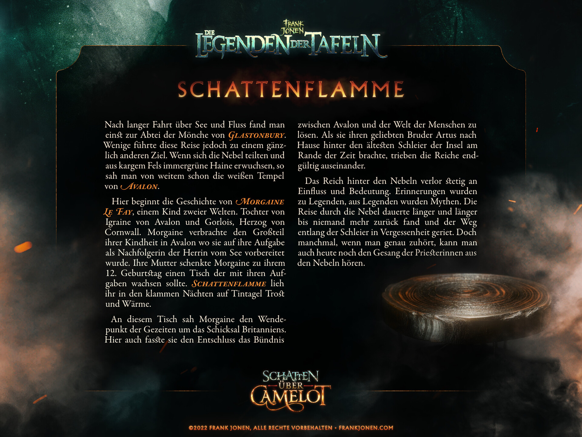 Frank Jonen - The Legends of the Tables: Shadows over Camelot