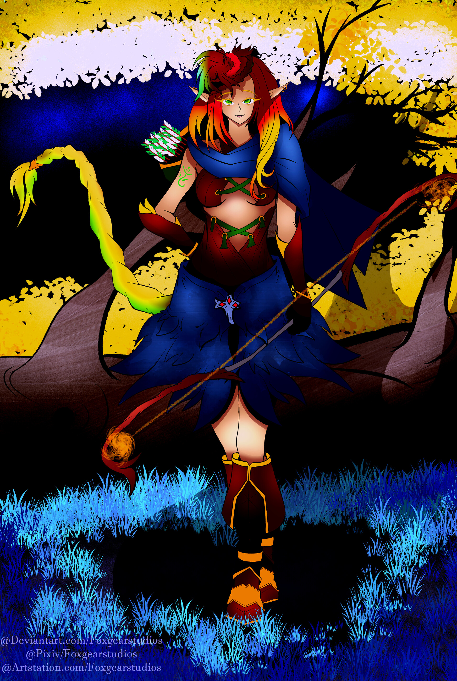 ArtStation - Concept art Nymph Elf Sister