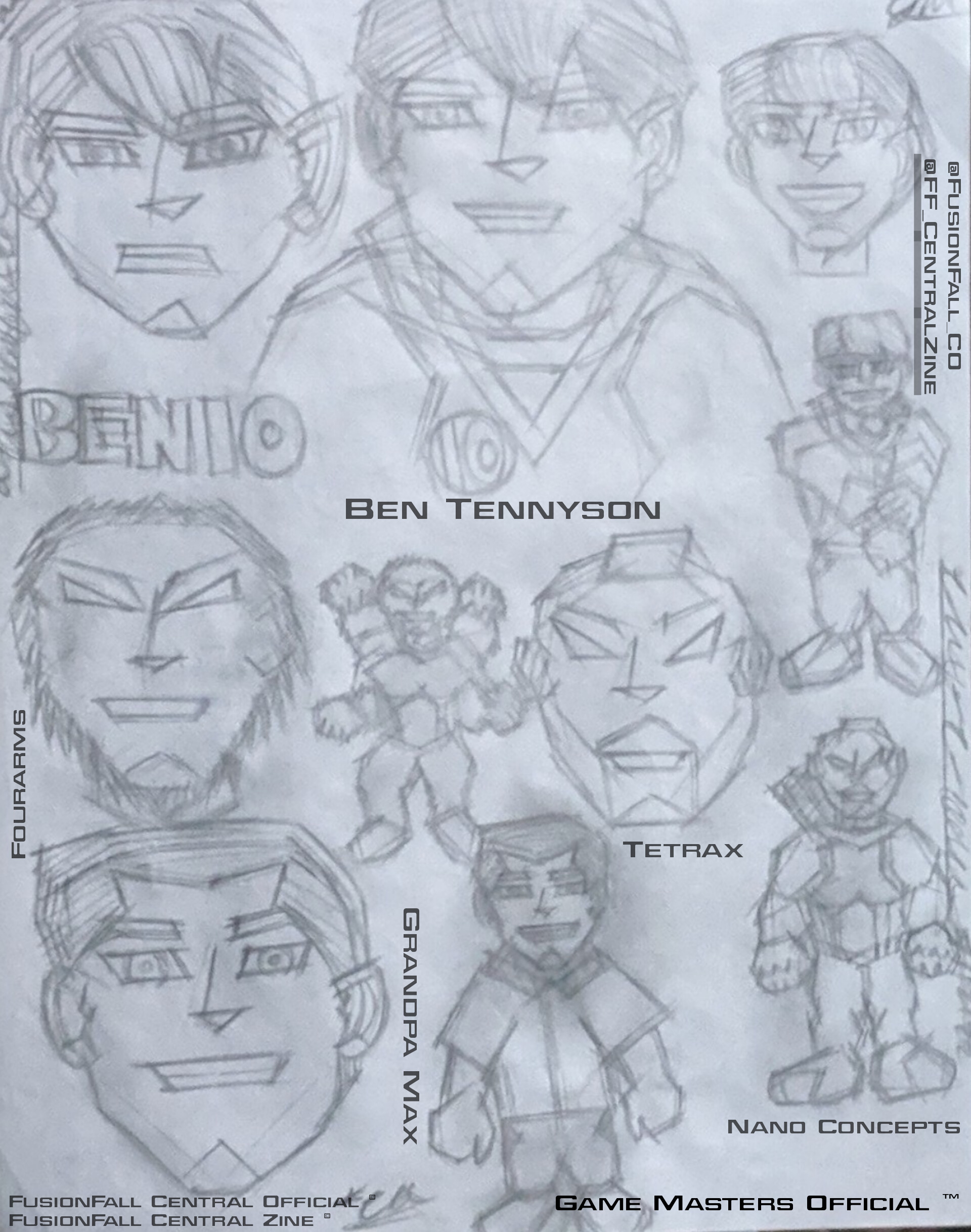 ArtStation - FF CENTRAL ZINE | FusionFall Graphics Reveal?! Ben ...