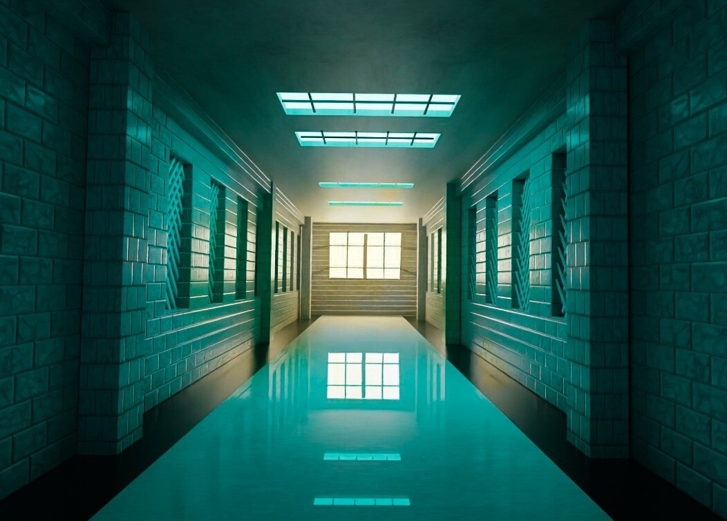 ArtStation - Joker Corridor Scene