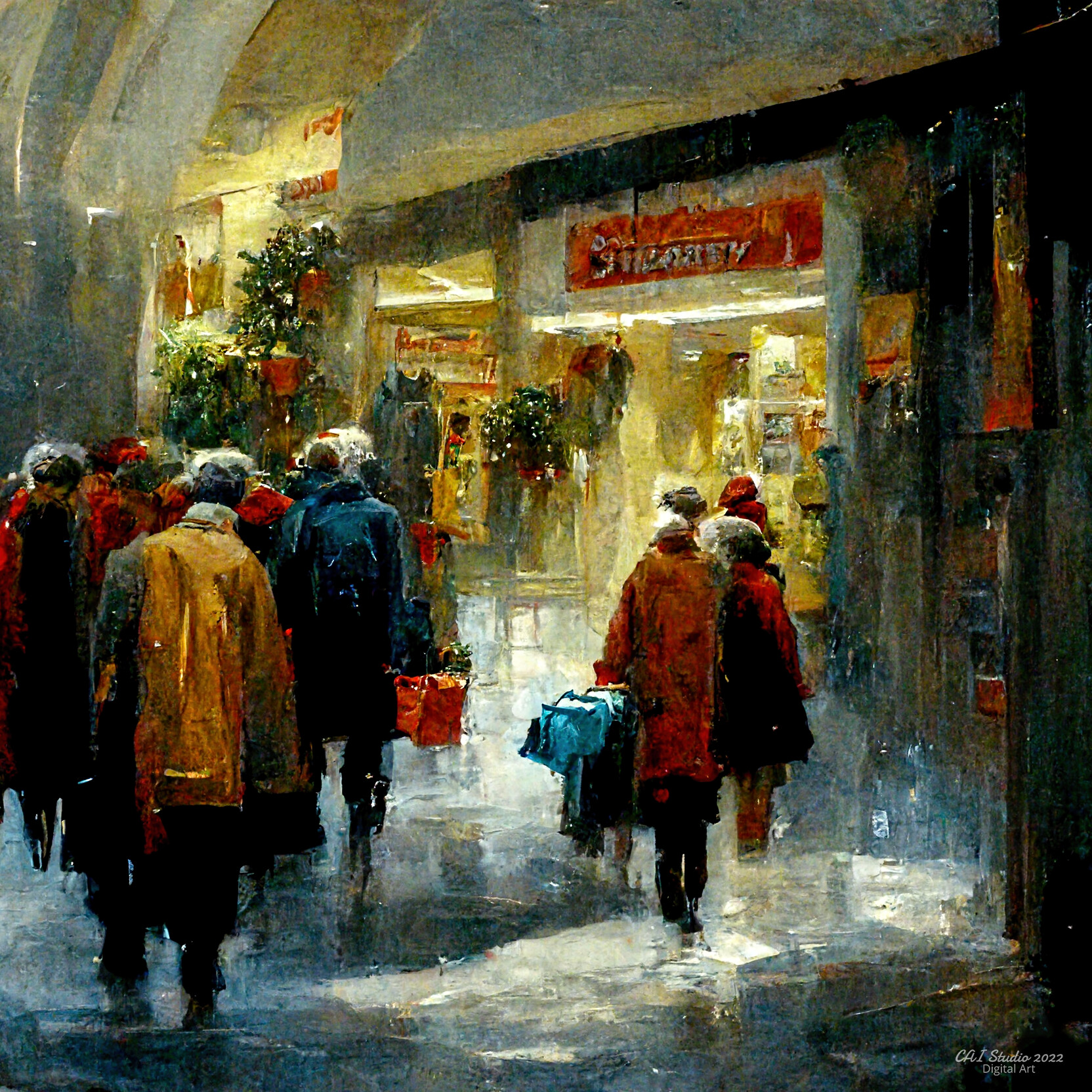 ArtStation - Christmas shopping