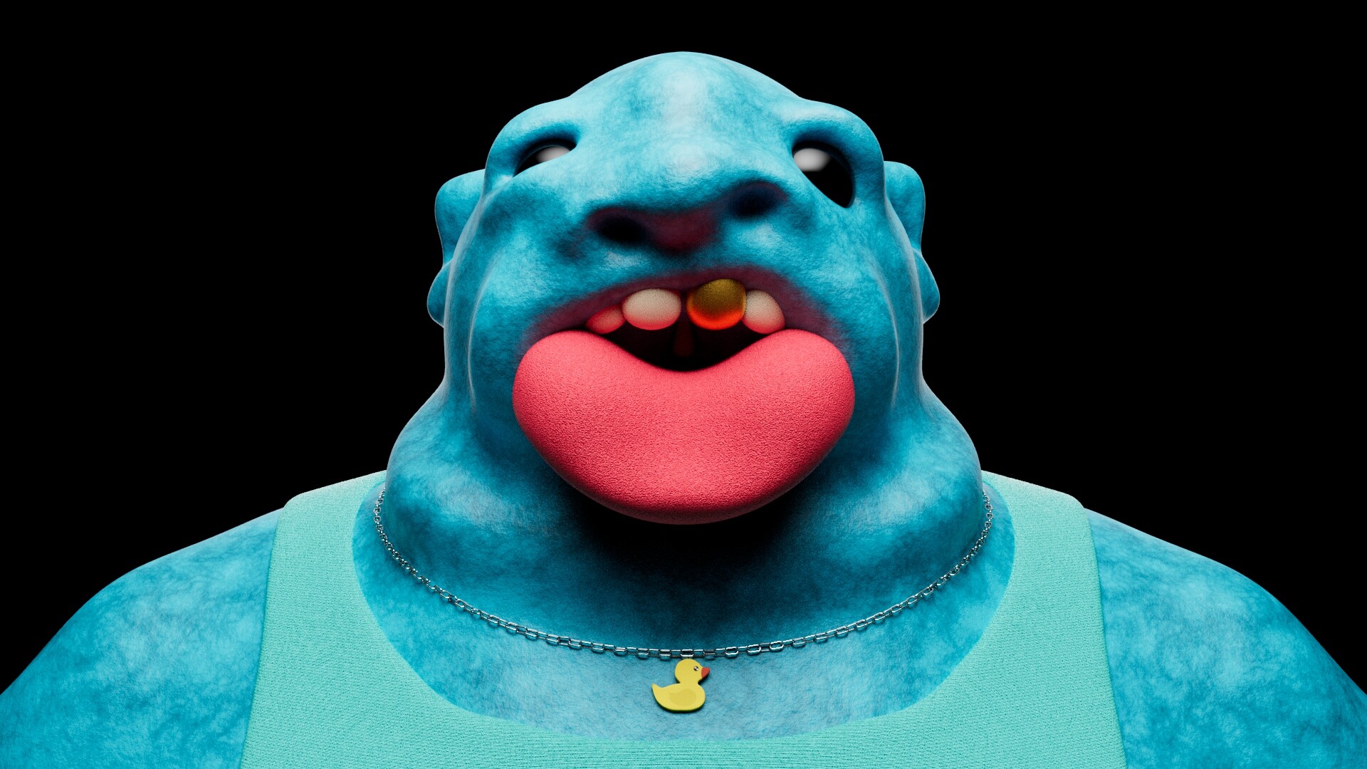 ArtStation - Bathroom Monster