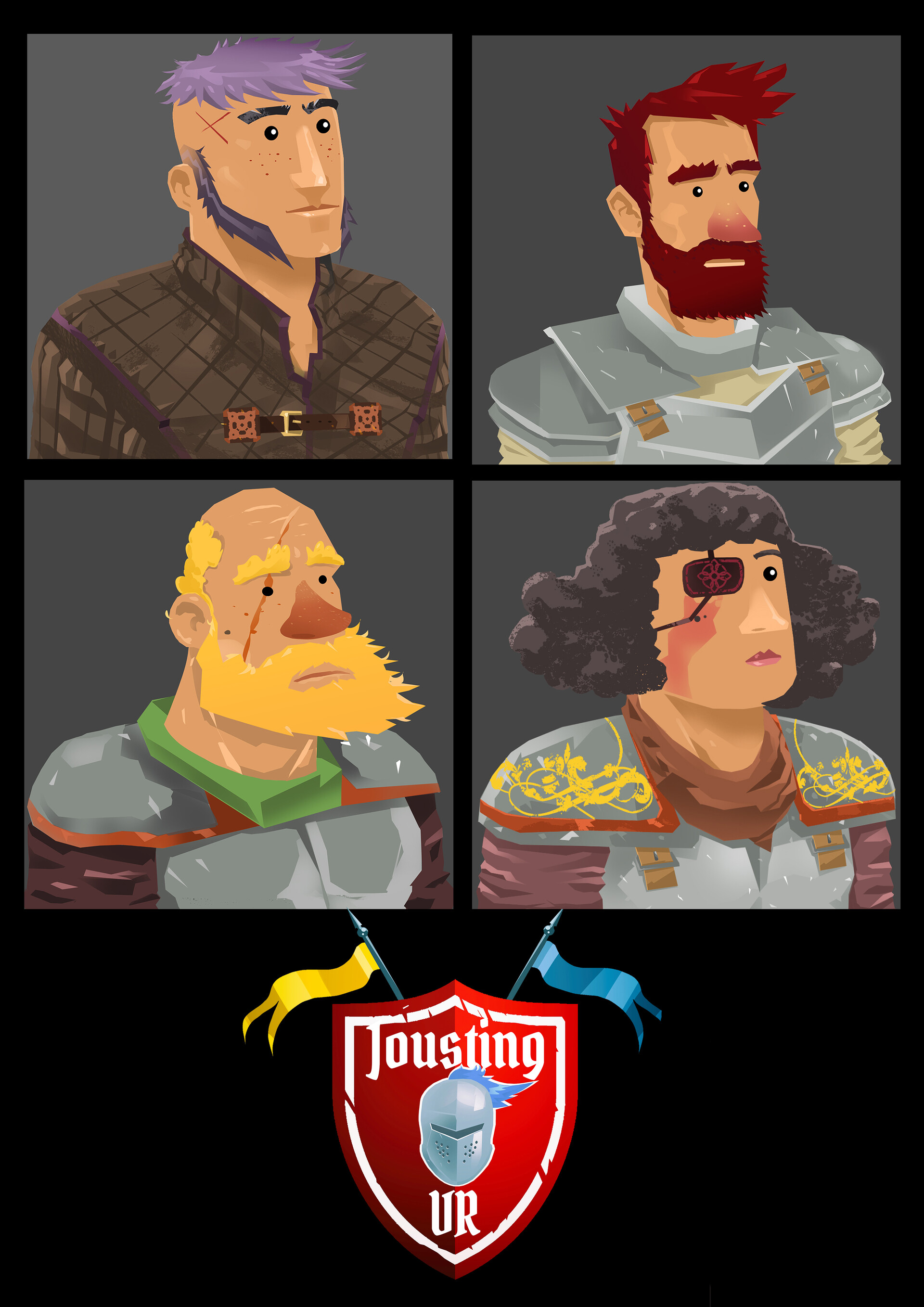 ArtStation - Jousting VR characters