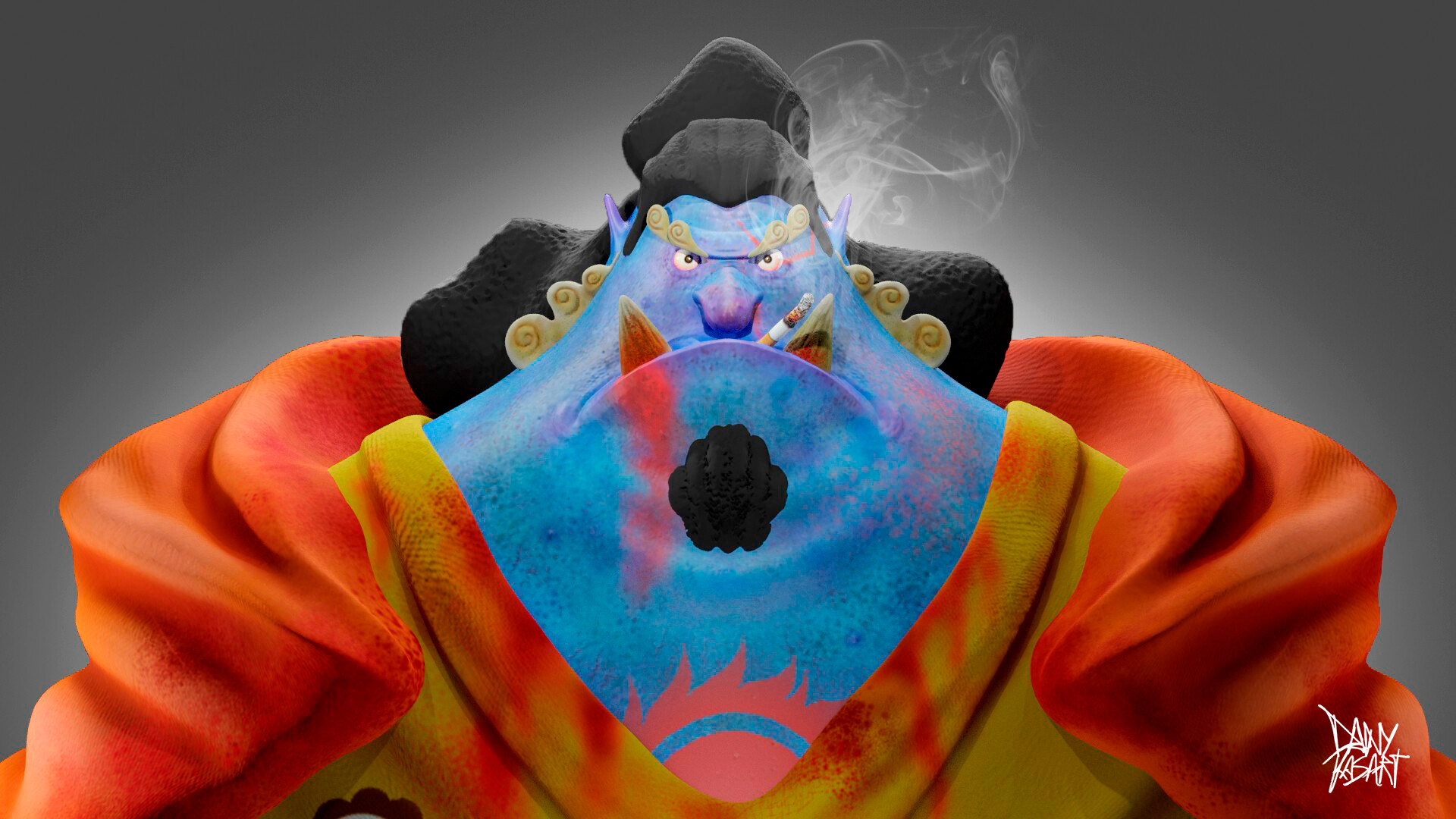 ArtStation - Jinbe of One Piece - DanyKasart