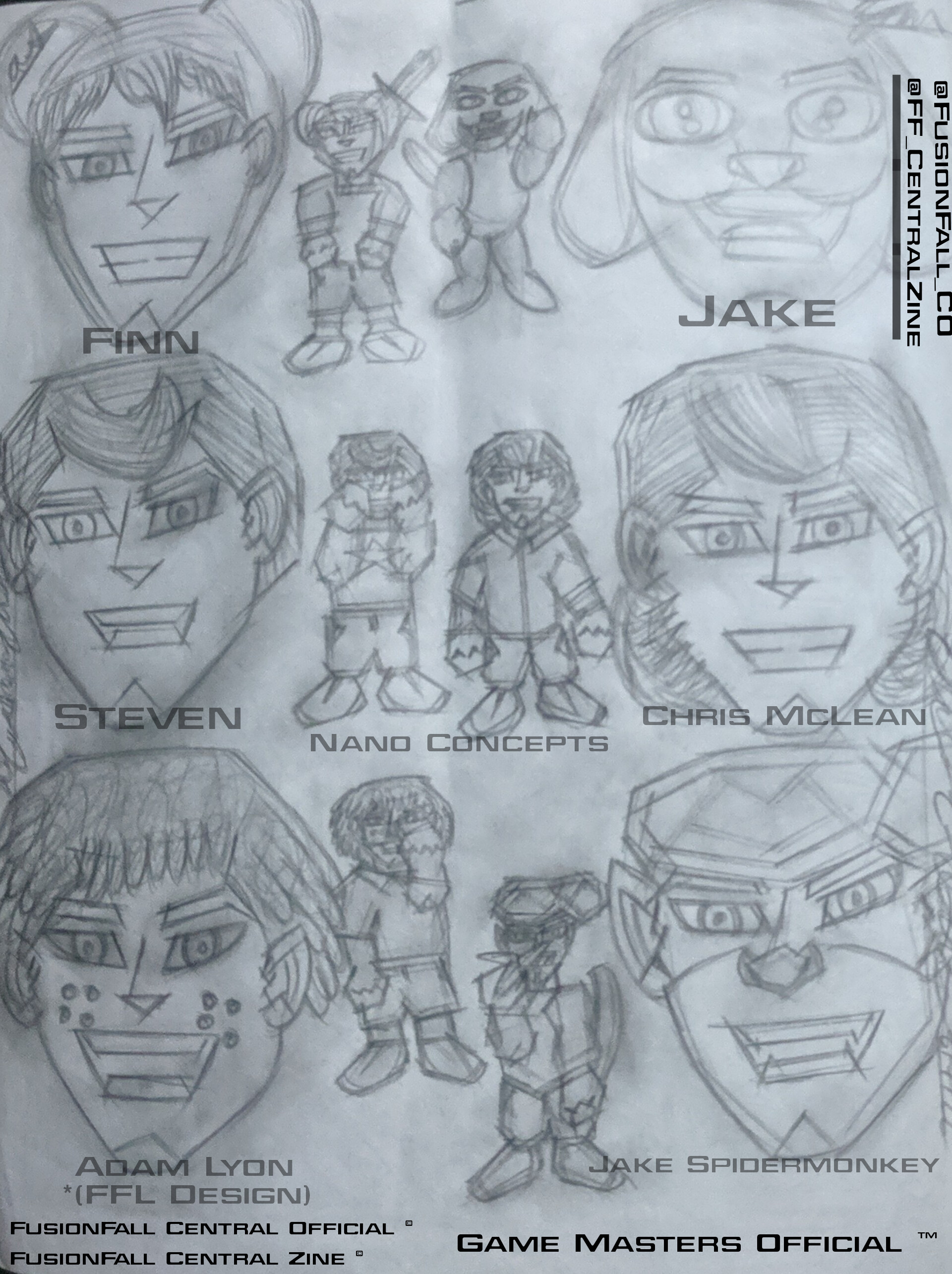 ArtStation - FF CENTRAL ZINE || FusionFall Graphics Reveal?! 'Adam Lyon ...