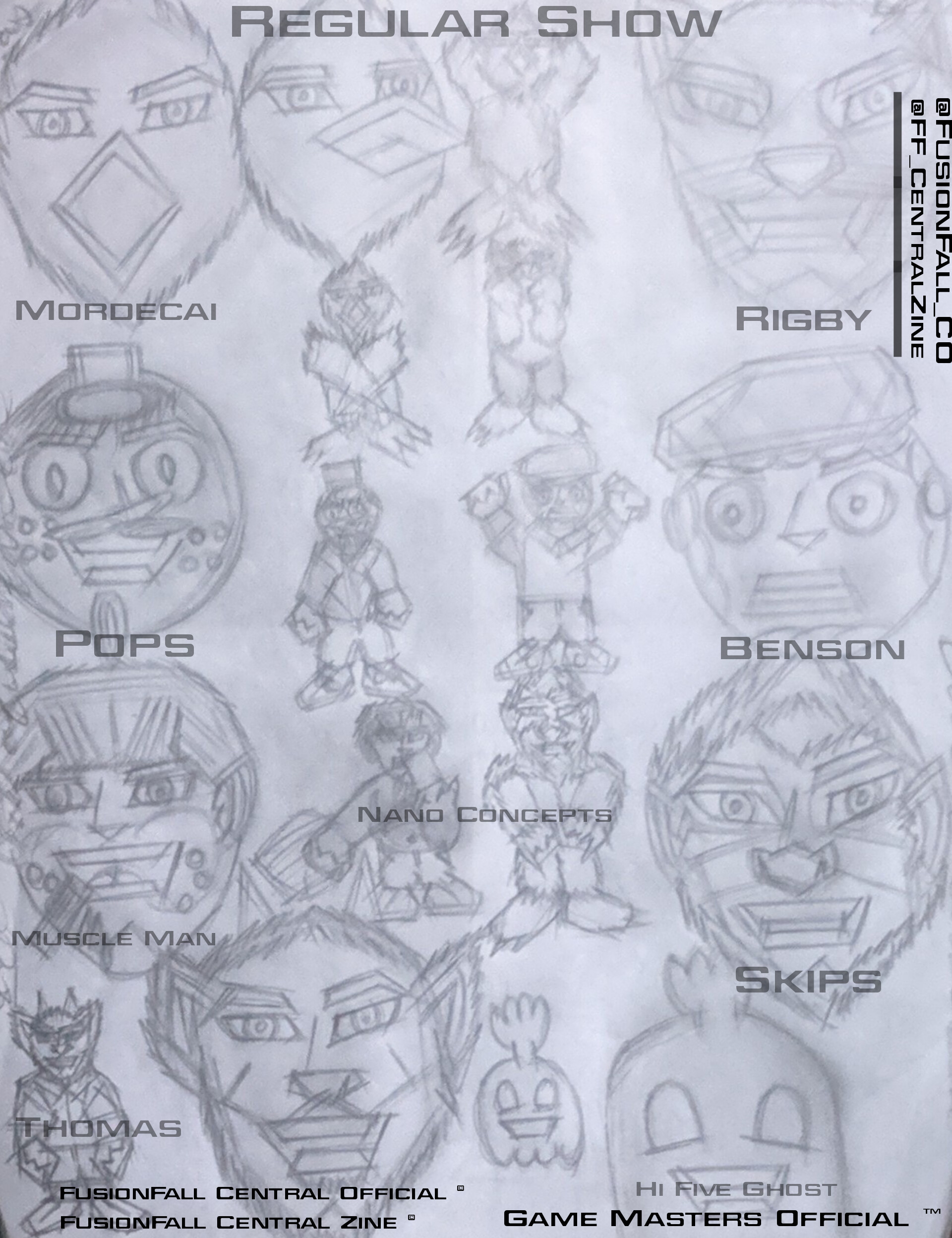 ArtStation - FF CENTRAL ZINE || FusionFall Graphics Reveal?! 'Regular ...