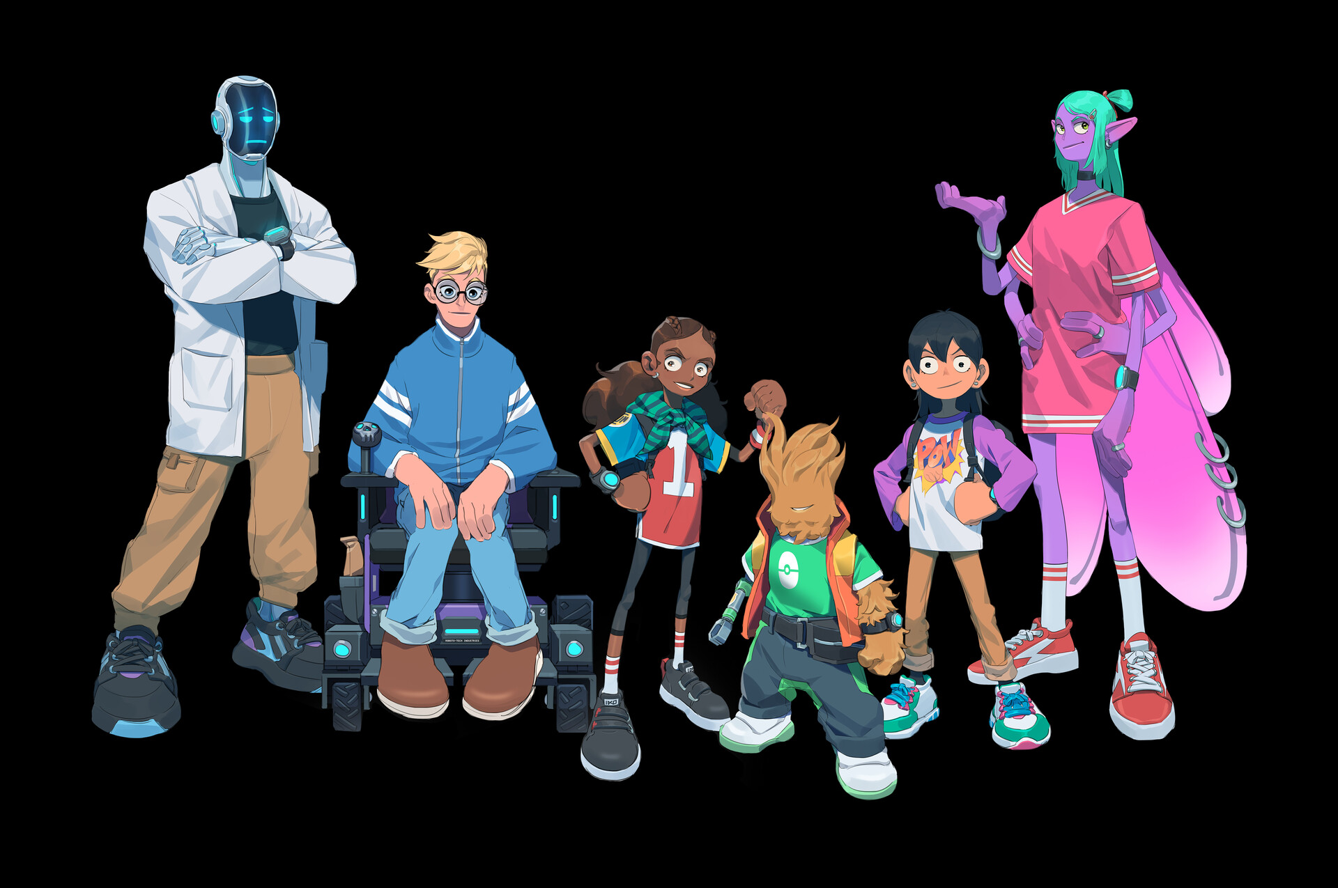 ArtStation - SPACE HOPPERS EARLY CHARACTER CONCEPTS