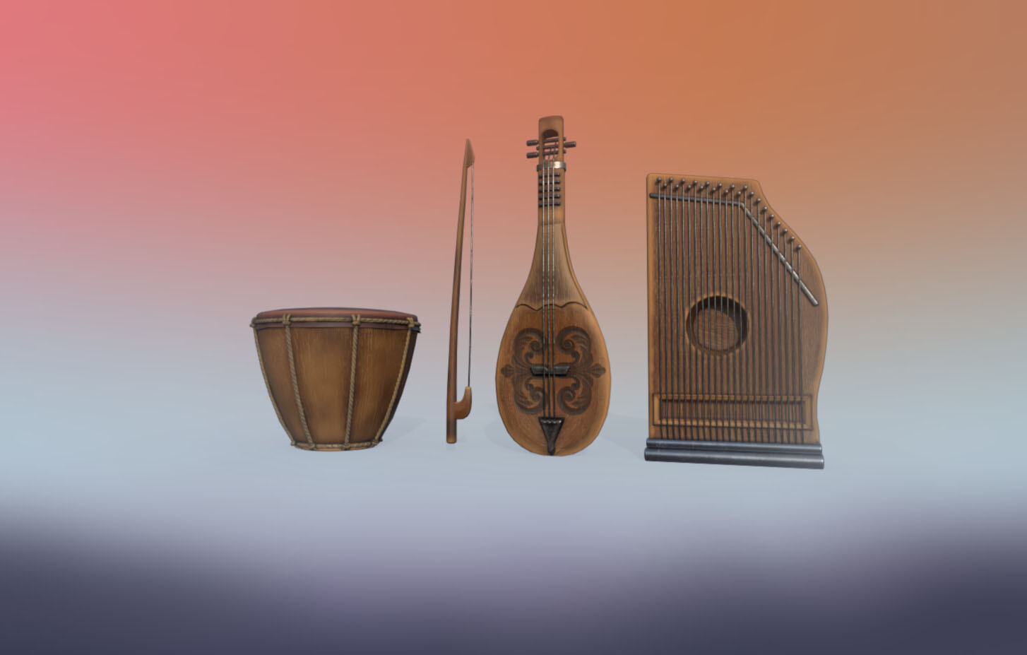 ArtStation - Musical instruments