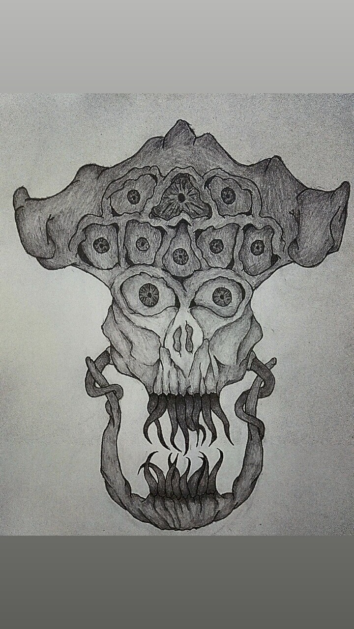 ArtStation - Eldritch Skull.