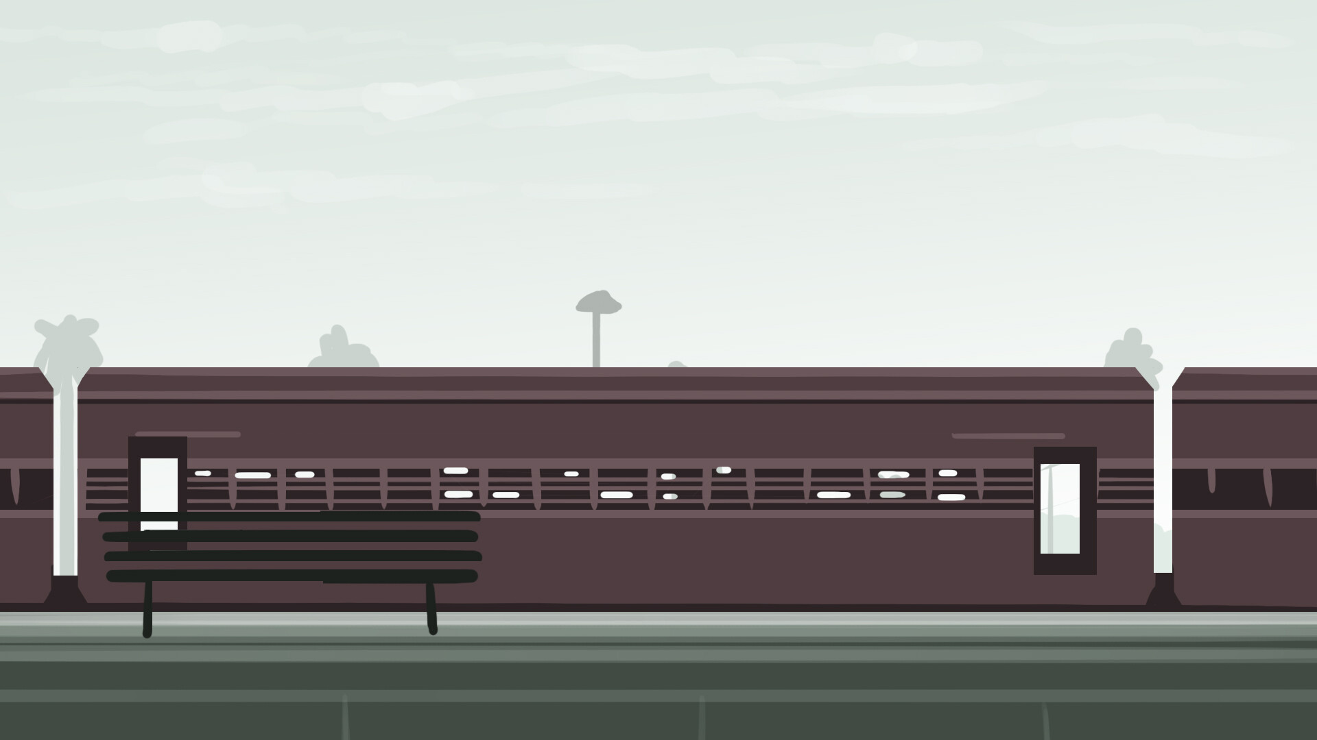 ArtStation - Passing Train