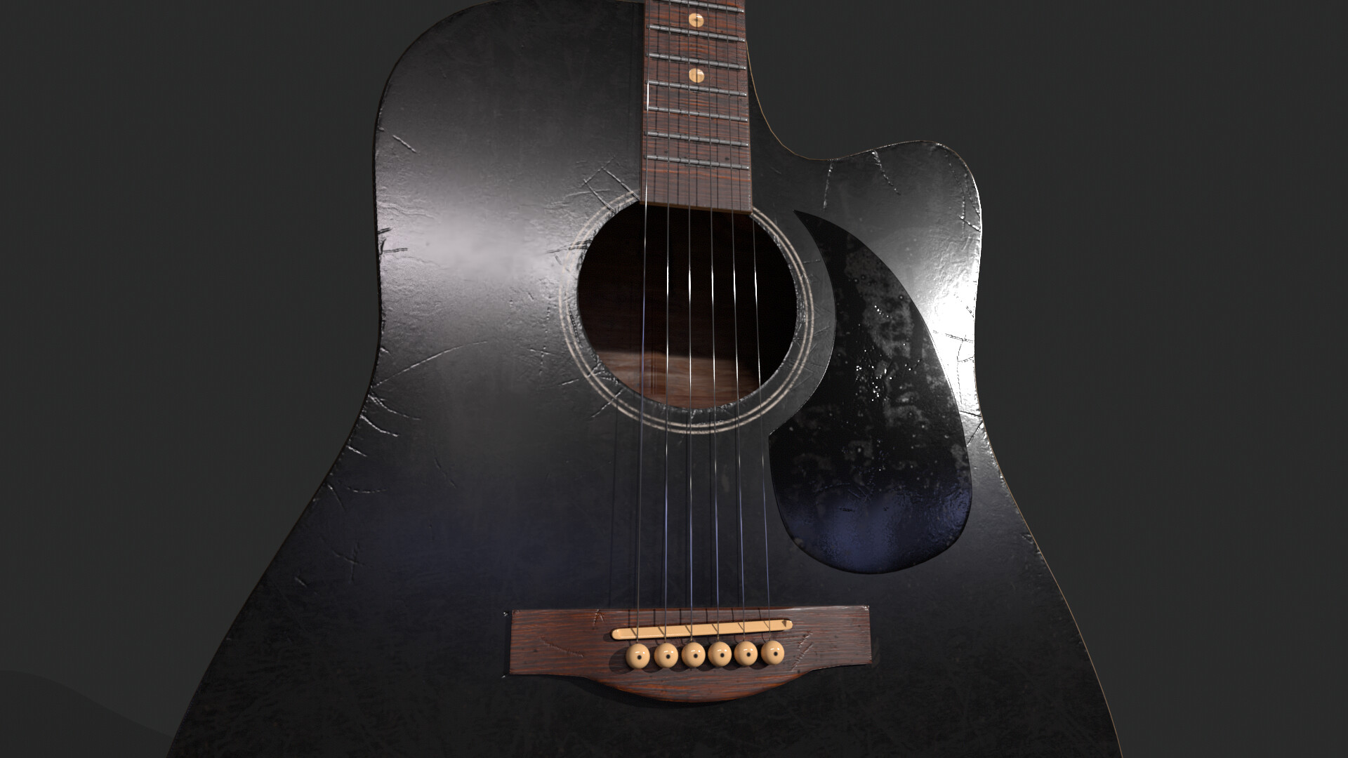 Yevhen Primak - Worn out acoustic guitar