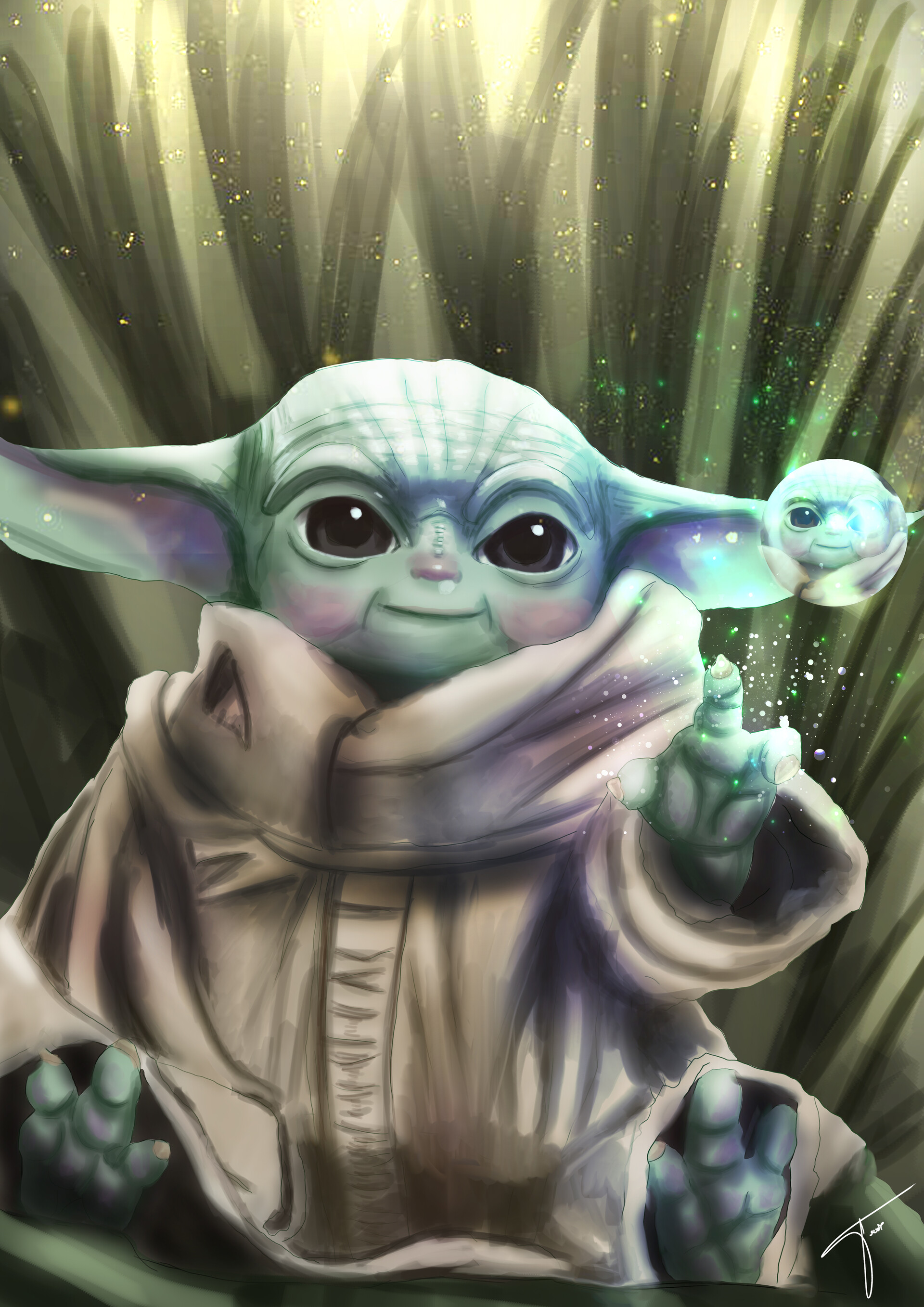 ArtStation - Baby Yoda