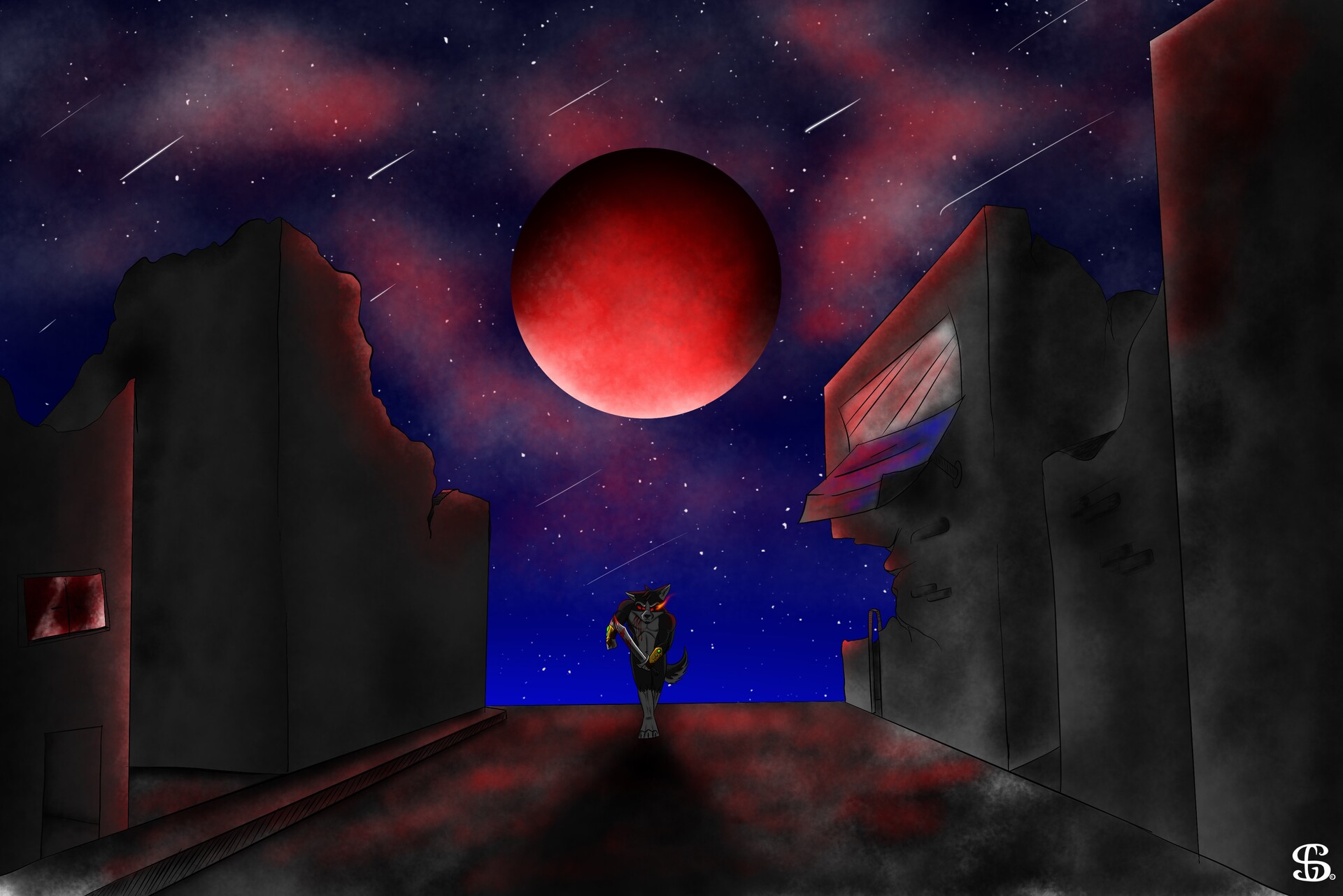 ArtStation - The ghost town