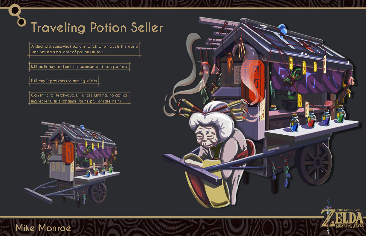 Michael Monroe - Breath of The Wild: Heart of The Abyss (Props & NPCs)