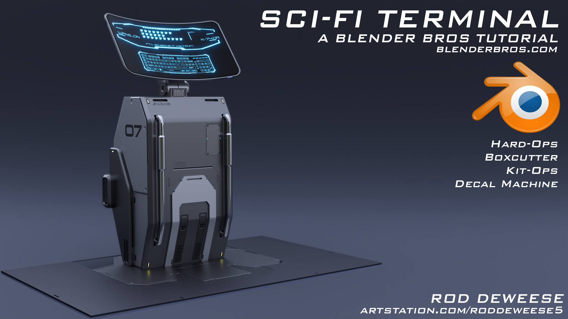 ArtStation - Sci-Fi Terminal