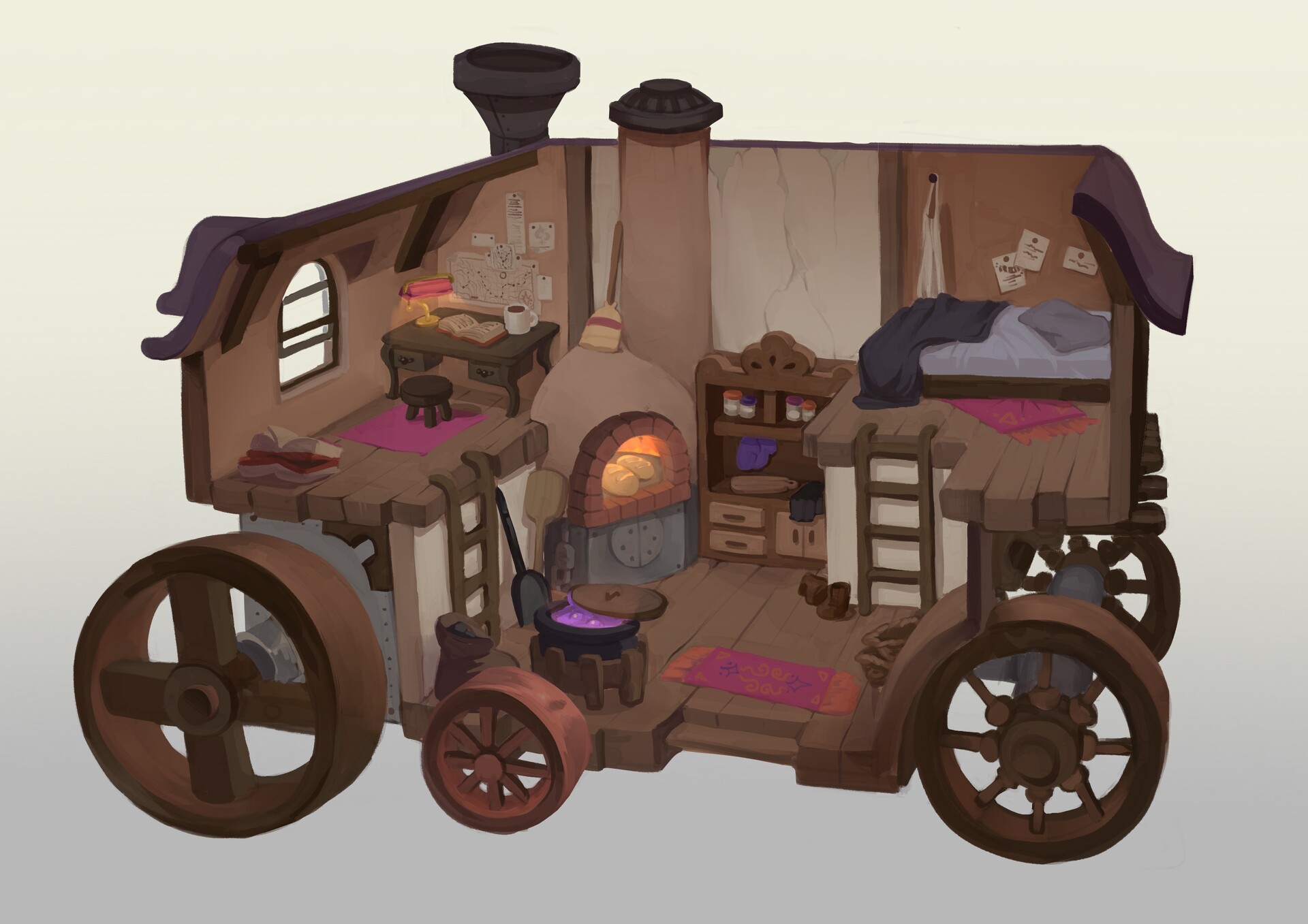 ArtStation - Mural's Caravan